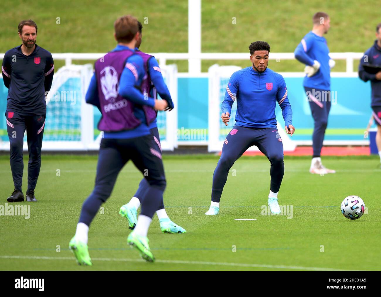 Aktenfoto vom 10-07-2021 von Englands Manager Gareth Southgate ...