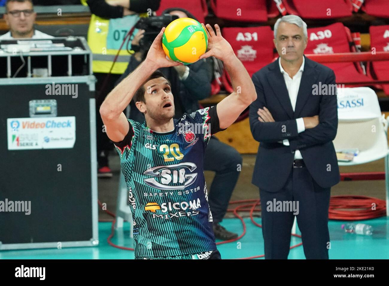 Ropret gregor (n.20 Sir Safety susa perugia) beim CEV Champions League ...