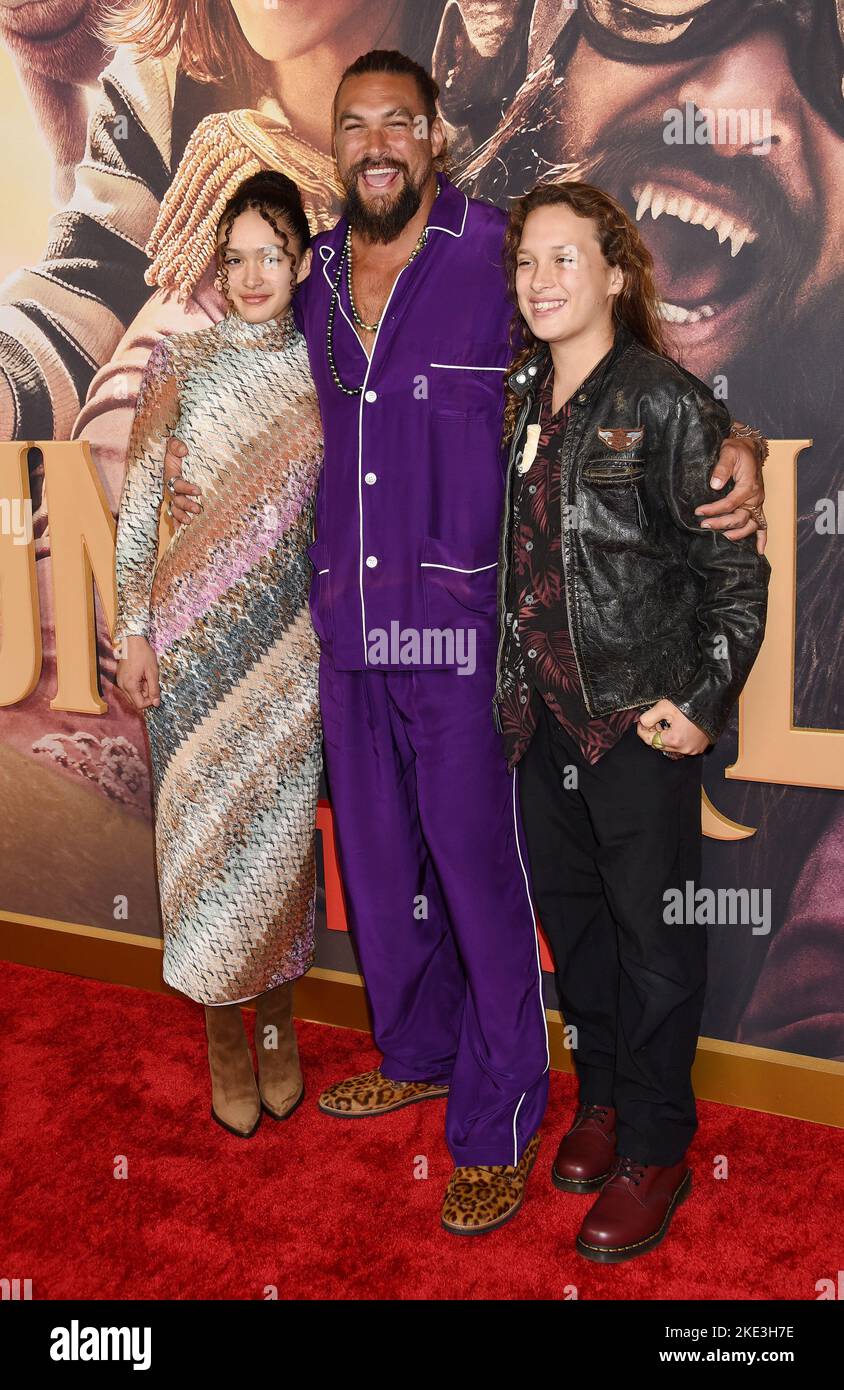 Lola Iolani Momoa, Jason Momoa und Nakoa-Wolf Manakauapo Namakaeha bei ...