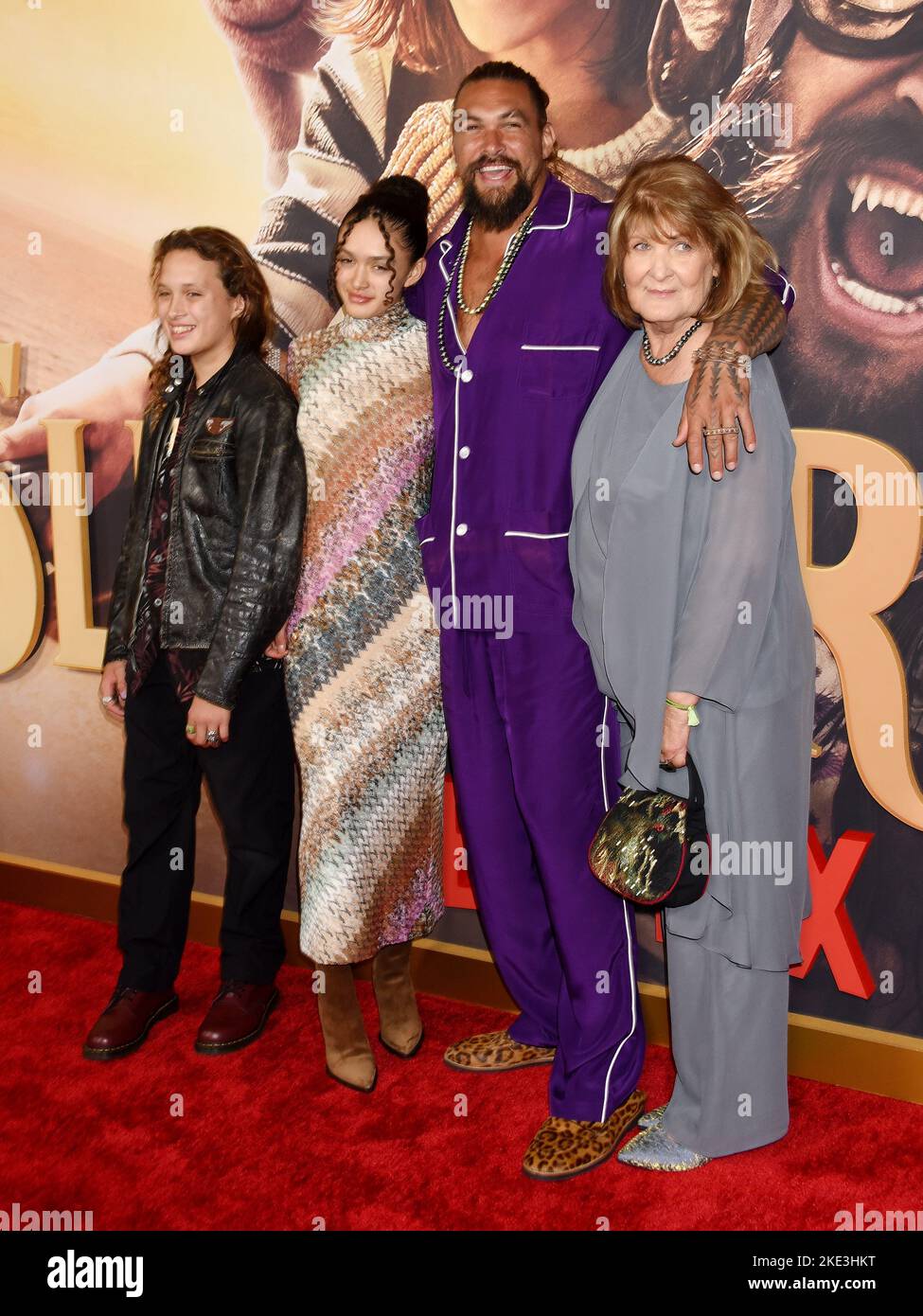 Nakoa-Wolf Manakauapo Namakaeha, Lola Iolani Momoa, Jason Momoa und ...