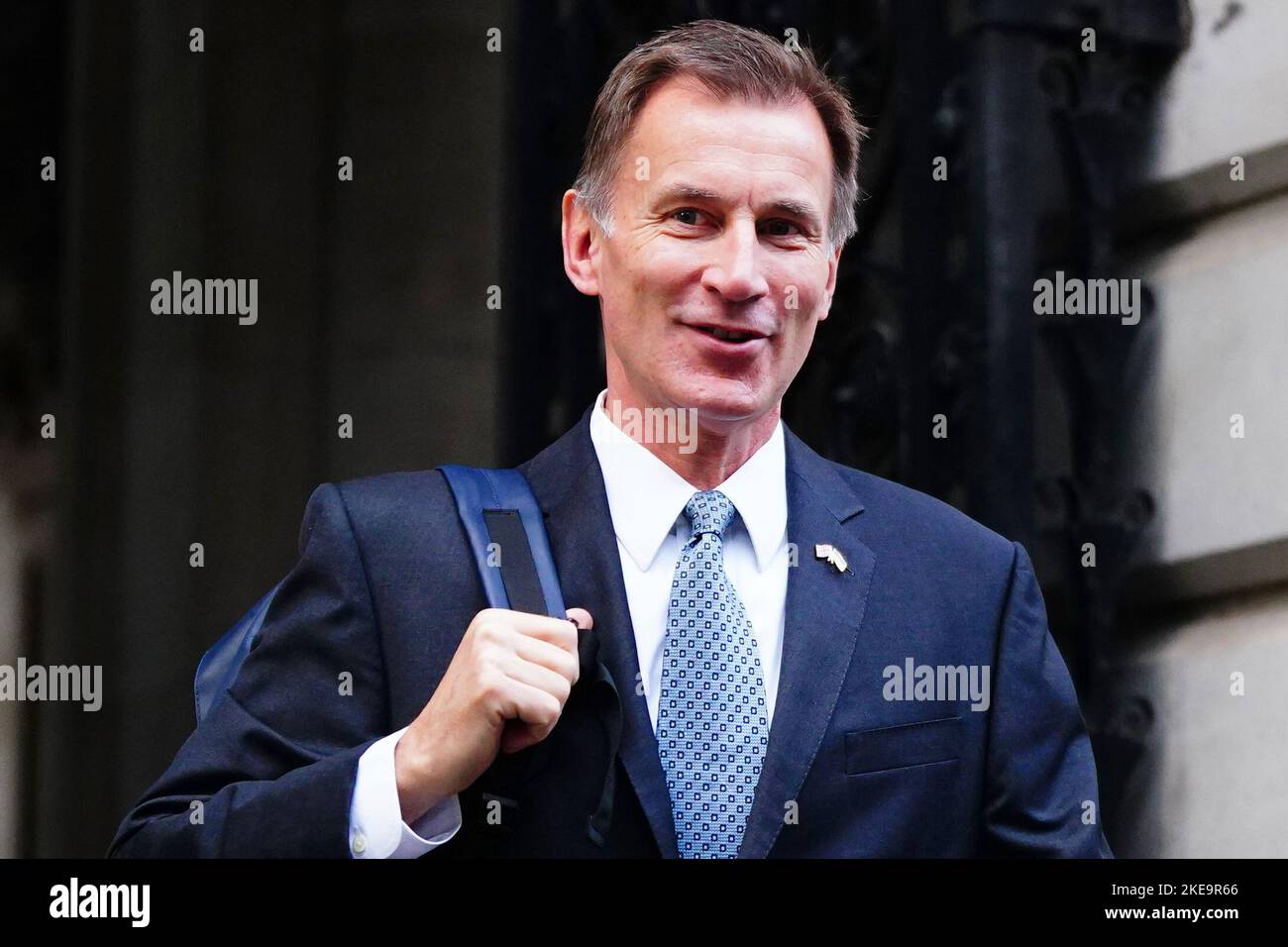 Aktenfoto vom 26/10/22 des Schatzkanzlers Jeremy Hunt kommt in der ...