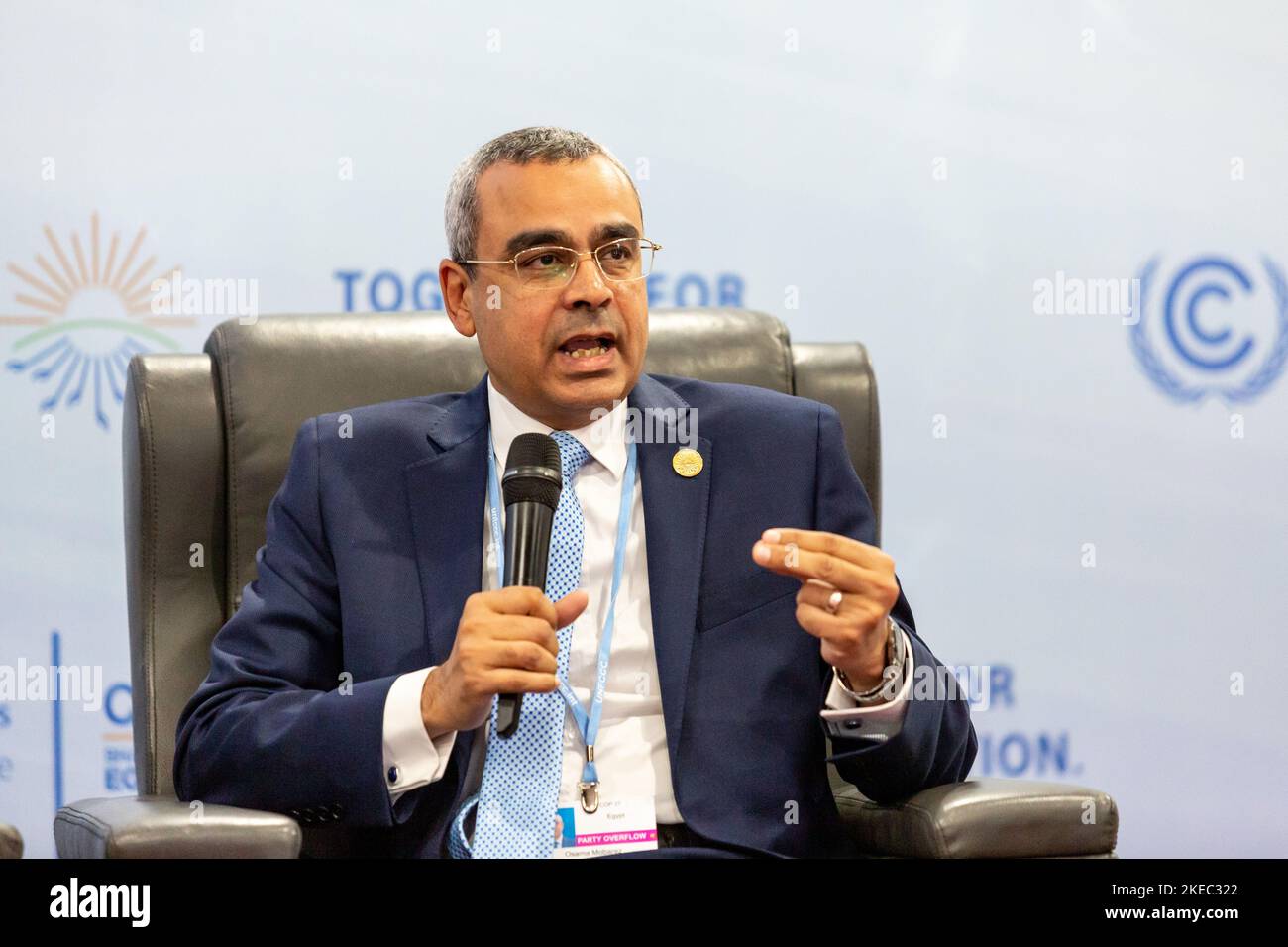 Sharm El Sheikh, Ägypten. 11.. November 2022. Osama Mobarez - der ...