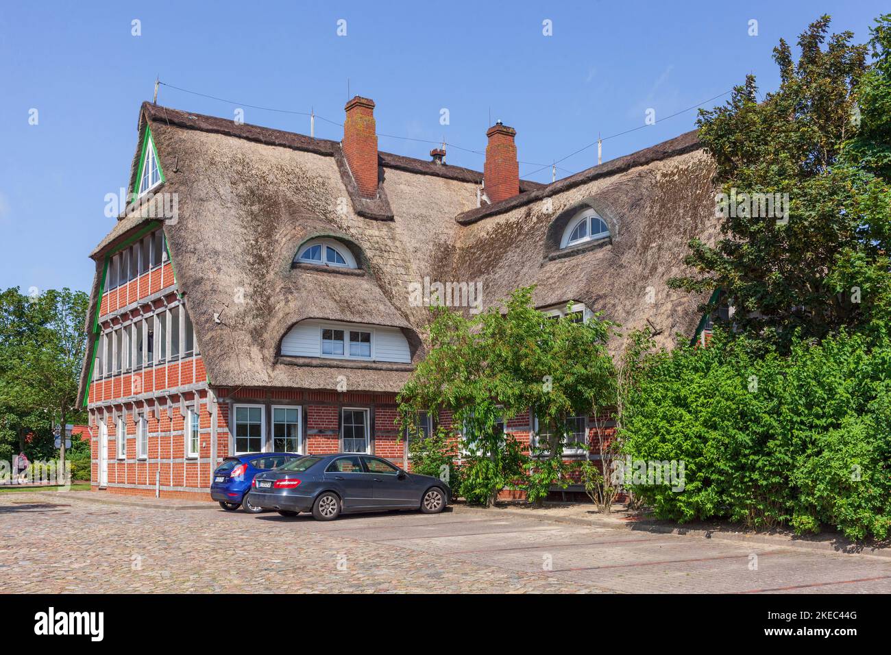 Fachwerkhaus Deichschlößchen, Dorumer Neufeld, Dorum, Niedersachsen ...