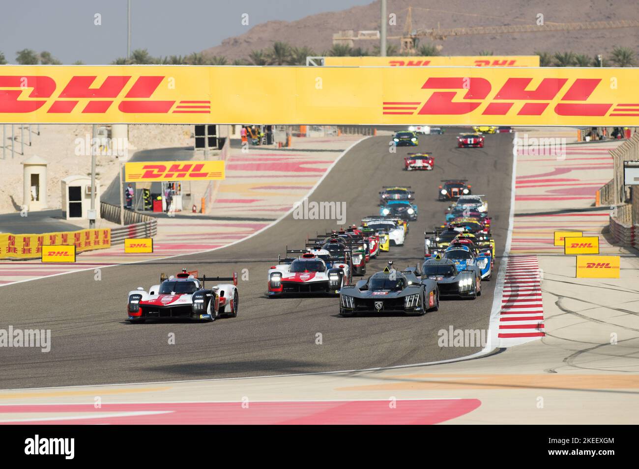 Start der 8 Stunden von Bahrain 2022, 6. Runde der FIA-Langstrecken ...