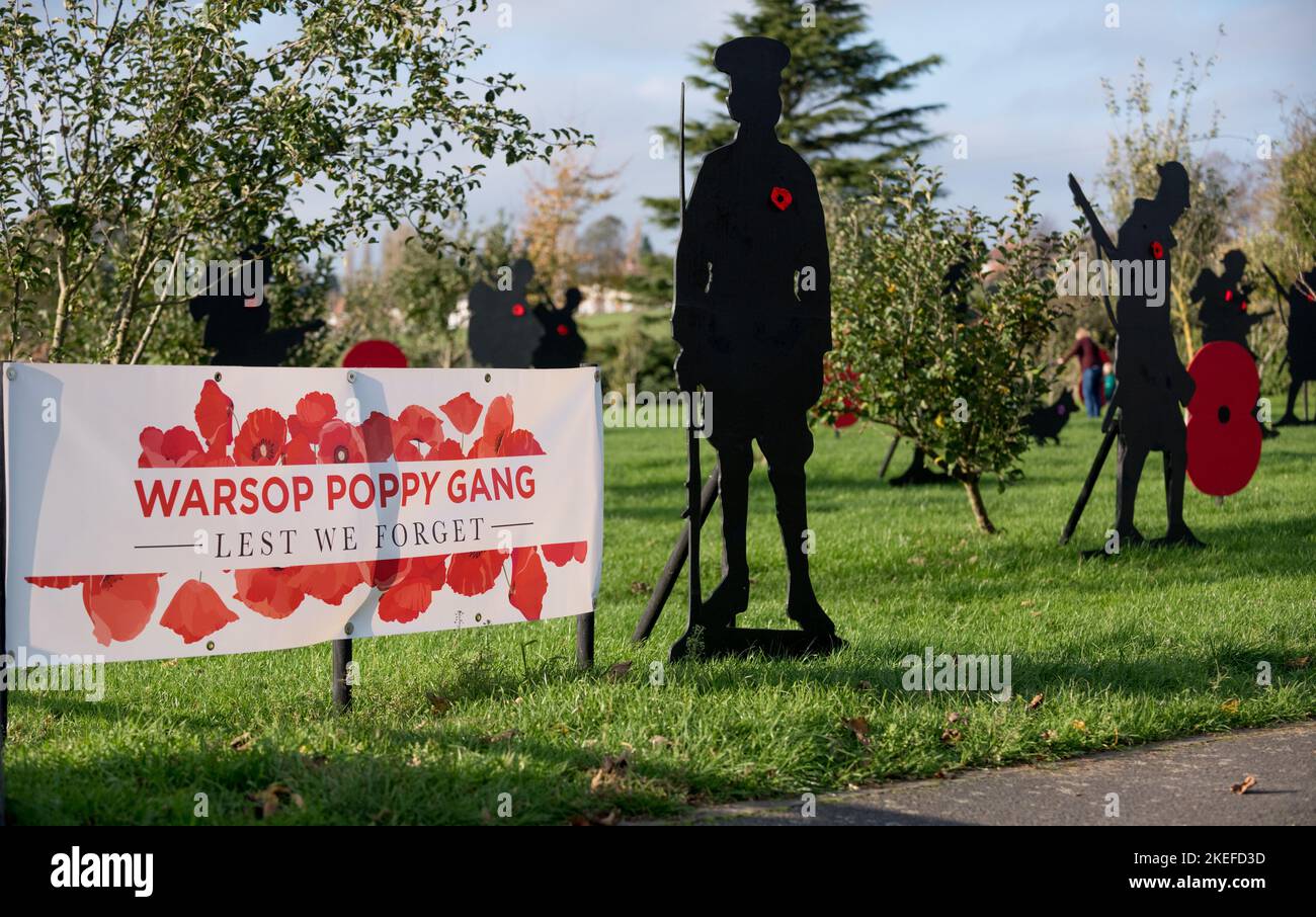 Market Warsop, Großbritannien. 12.. November 2022. Hausgemachte rote ...