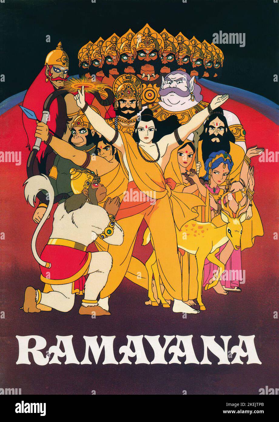 RAMAYANA: DIE LEGENDE VON PRINZ RAMA (1993), REGIE: RAM MOHAN, KOICHI SASKI UND YUGO SAKO. Bild ...