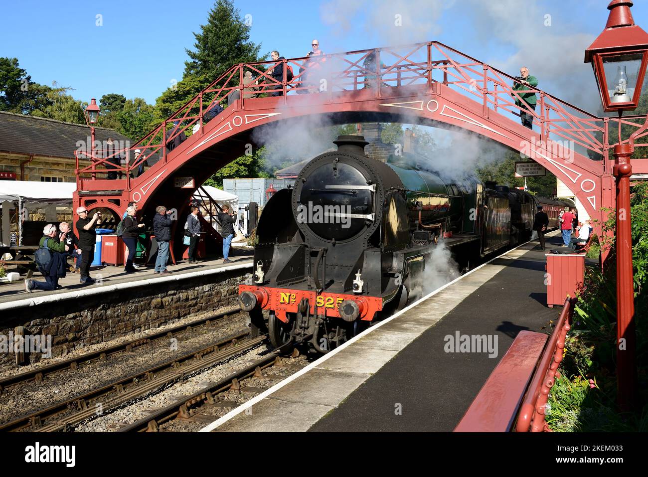 Southern Railway, Baureihe S15, Lokomotive Nr. 825 in Goathland, North ...