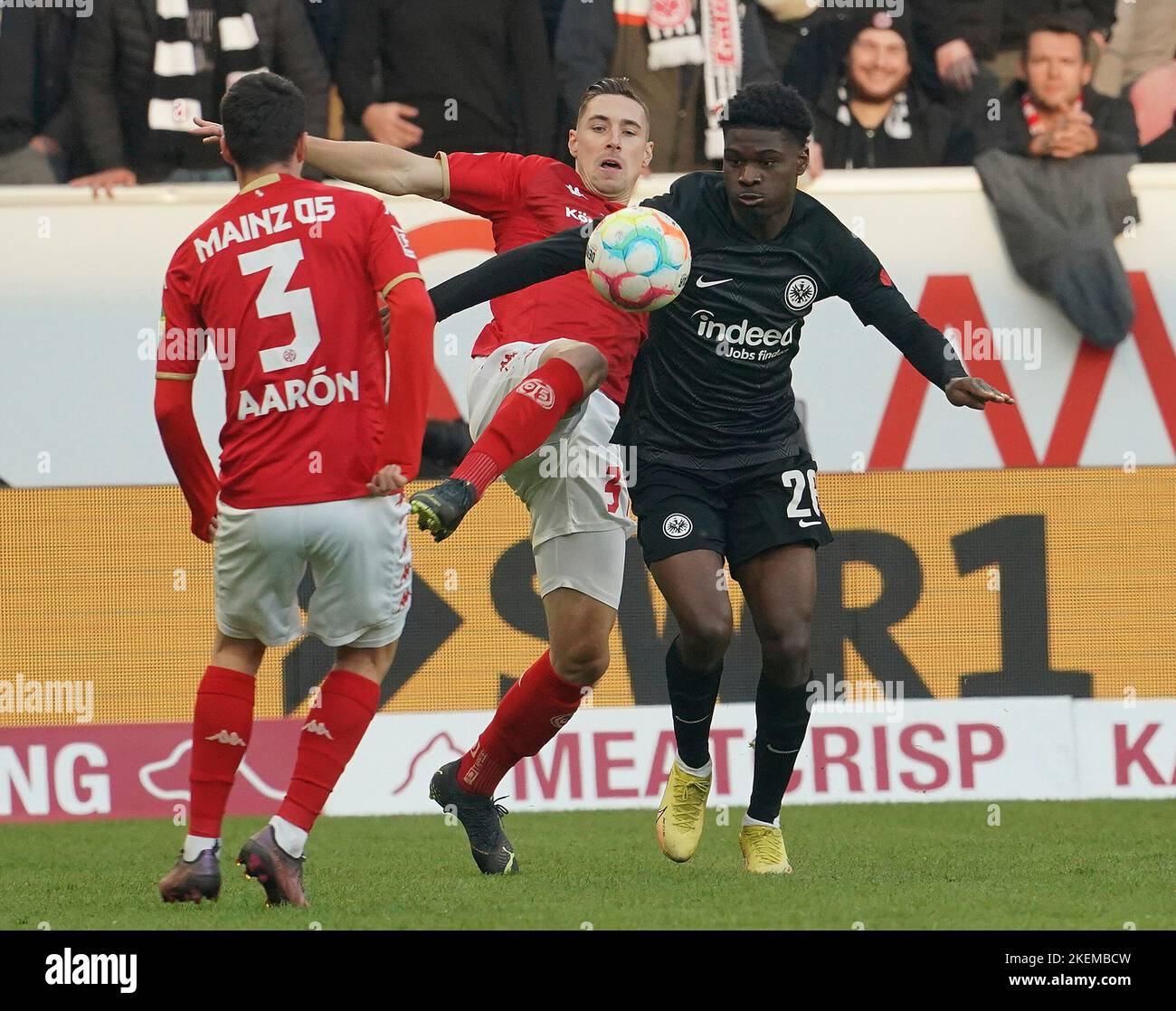 Aaron Martin (Mainz), Dominik Kohr (Mainz), Junior Dina Ebimbe ...