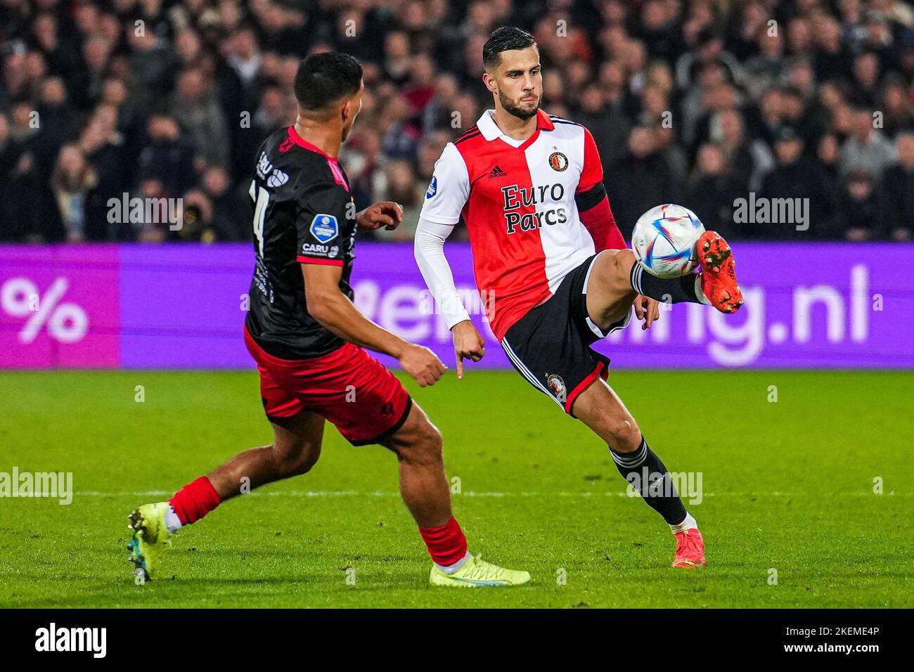 Rotterdam - Couhaib Driouech vom sbv Excelsior, David Hancko von ...