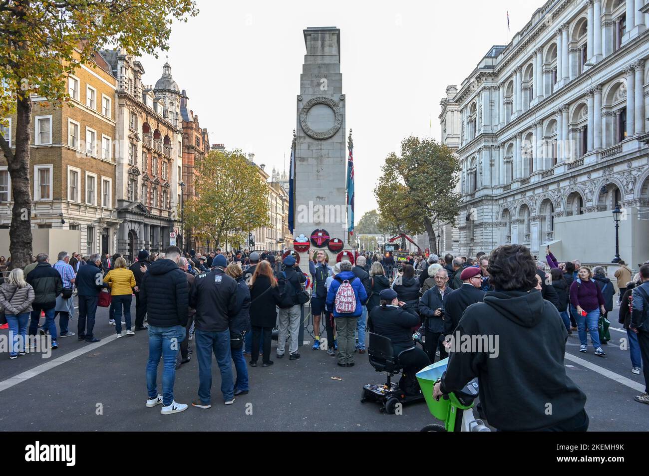 London, Großbritannien, 13.. November 2022. Das Ende der Zeremonie der ...