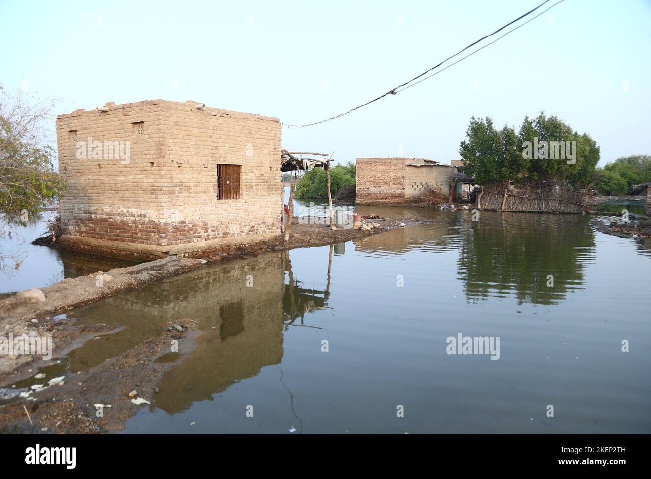 Jamshoro, Sindh, Pakistan. 8.. November 2022. Ein Blick auf das ...