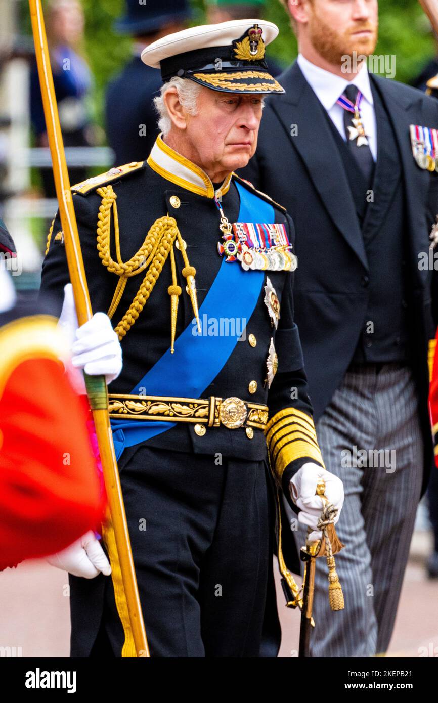 König Charles III feiert seinen 74.. Geburtstag, nur wenige Monate nach ...