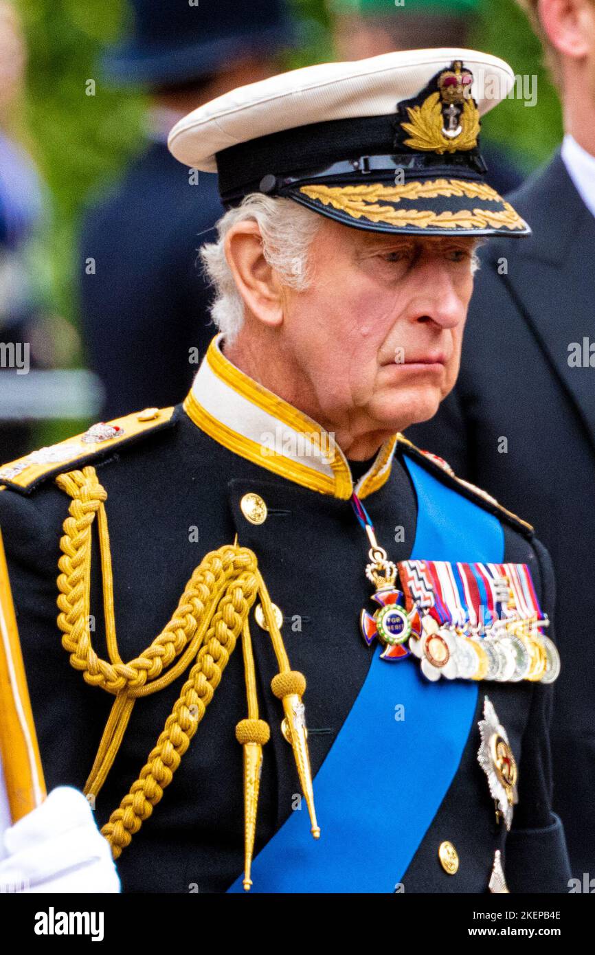 König Charles III feiert seinen 74.. Geburtstag, nur wenige Monate nach ...