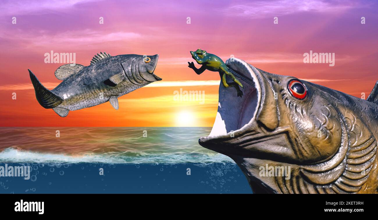 Big Fish Eat Little Fish von abracadabra dem Älteren. Nicht zu ...