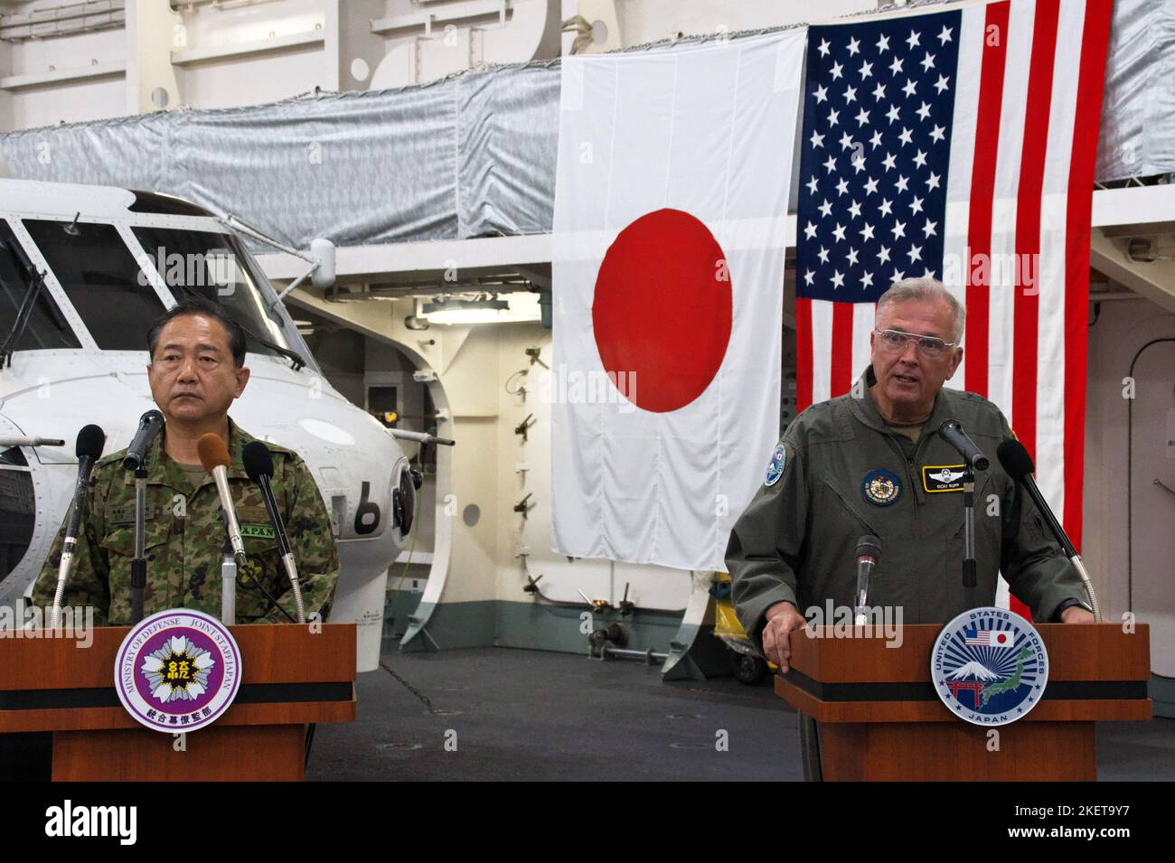 Kanoya, Japan. 14.. November 2022. US-Streitkräfte Japan Commander, LT ...