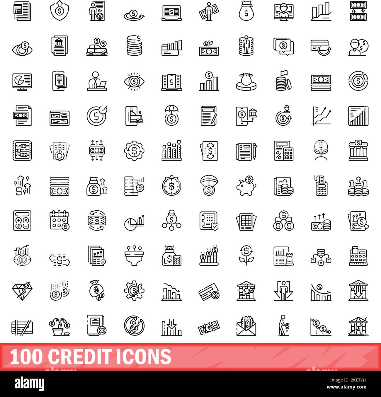 100 Credit-Symbole festgelegt. Skizzieren Sie die Darstellung von 100 ...