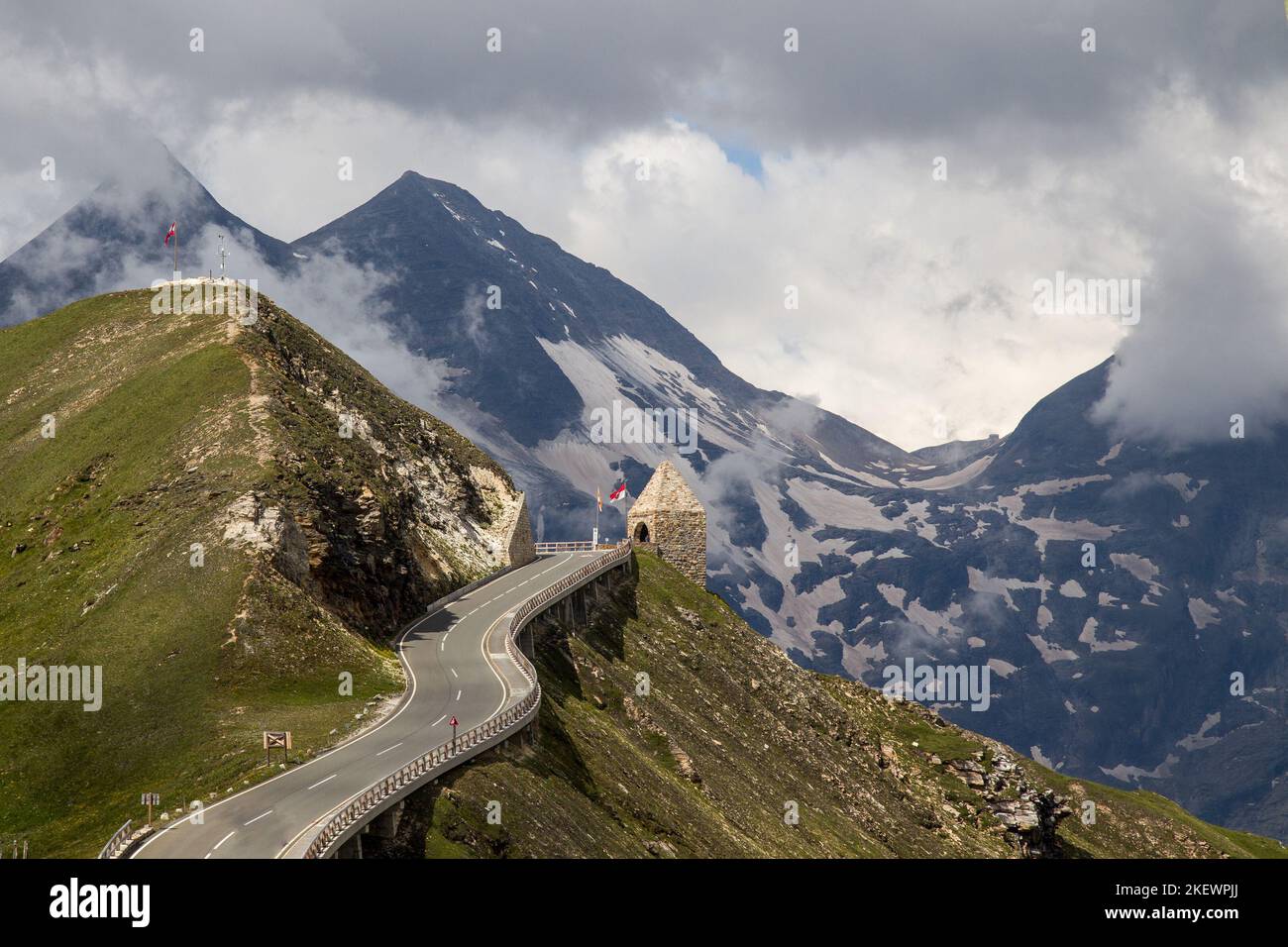 Die schöne Aussicht auf die Großglockner Hochalpenstraße, Großglockner ...