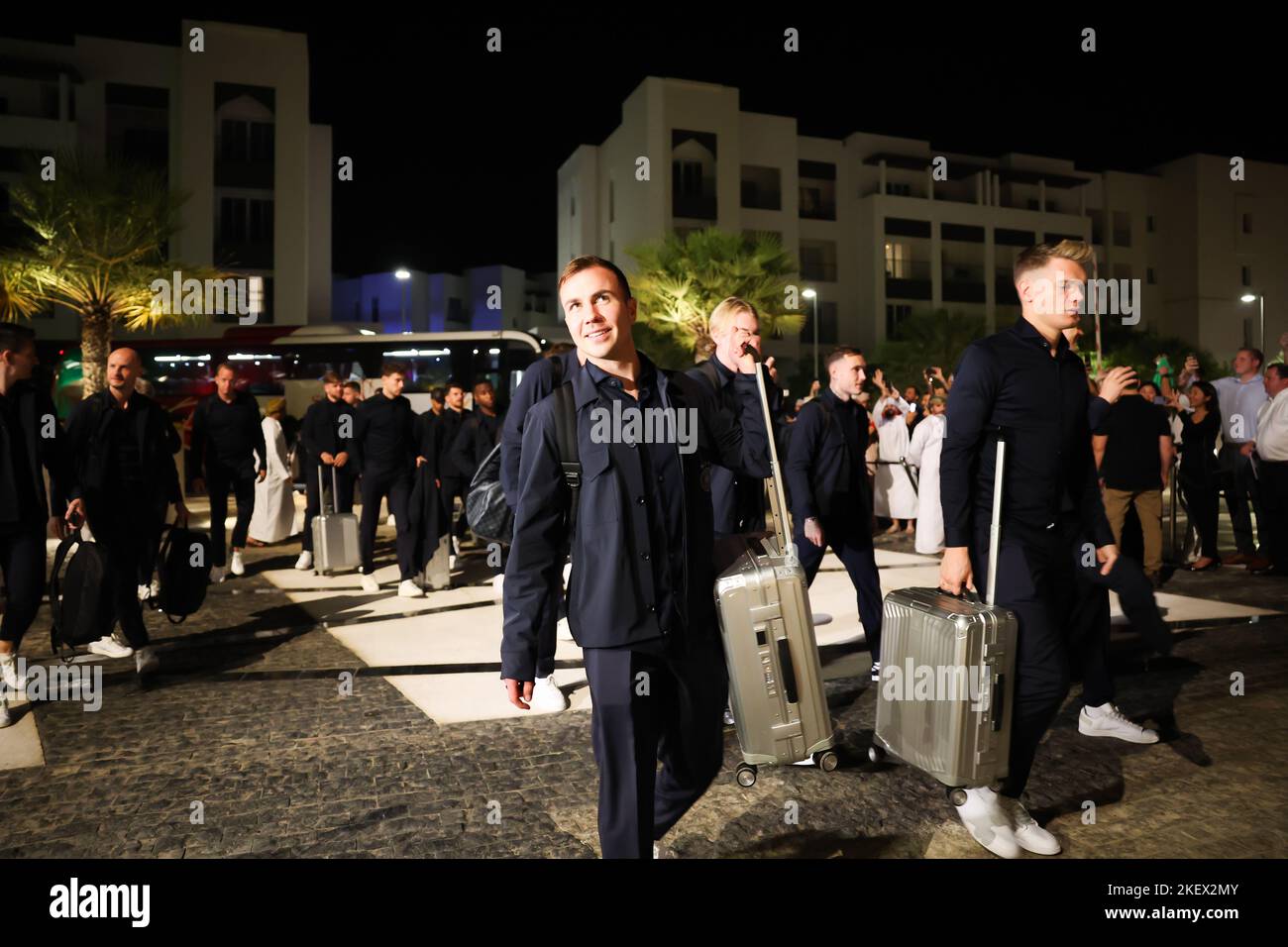 Maskat, Oman. 14.. November 2022. Die Spieler der deutschen ...