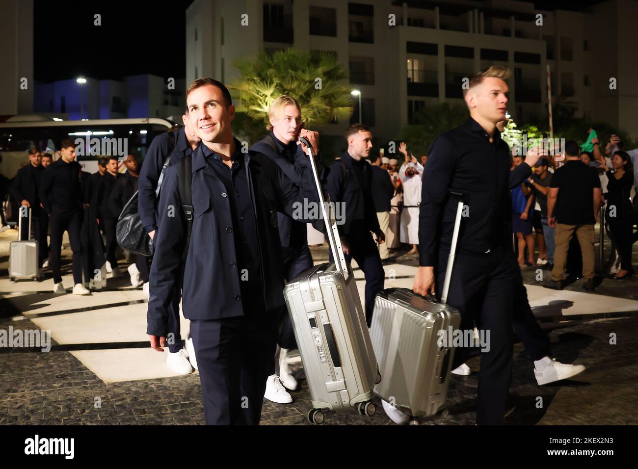 Maskat, Oman. 14.. November 2022. Die Spieler der deutschen ...