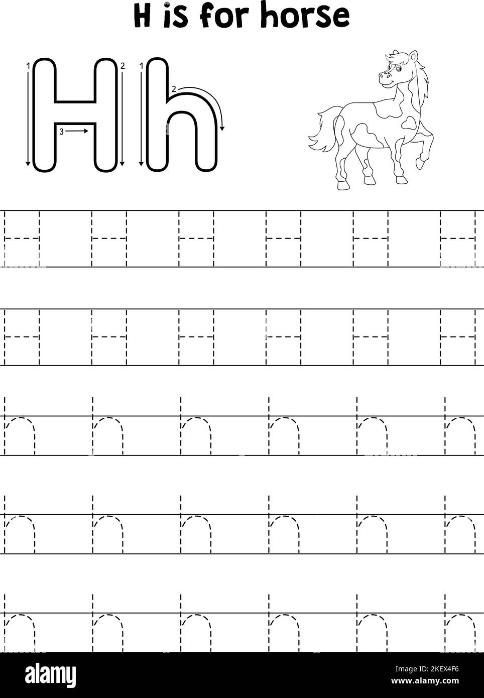 Alphabet h ablaufverfolgung -Fotos und -Bildmaterial in hoher Auflösung ...