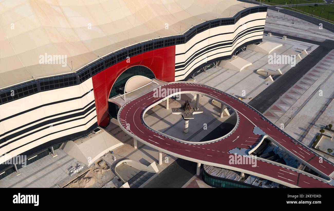 Undated Foto von Al Bayt Stadion, in Katar, wo einige der FIFA World ...