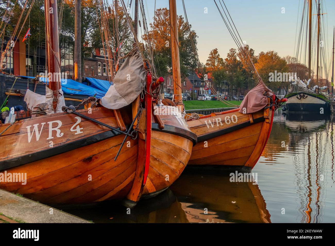Den Helder, Niederlande. November 2022. Historische Schiffe auf der ...