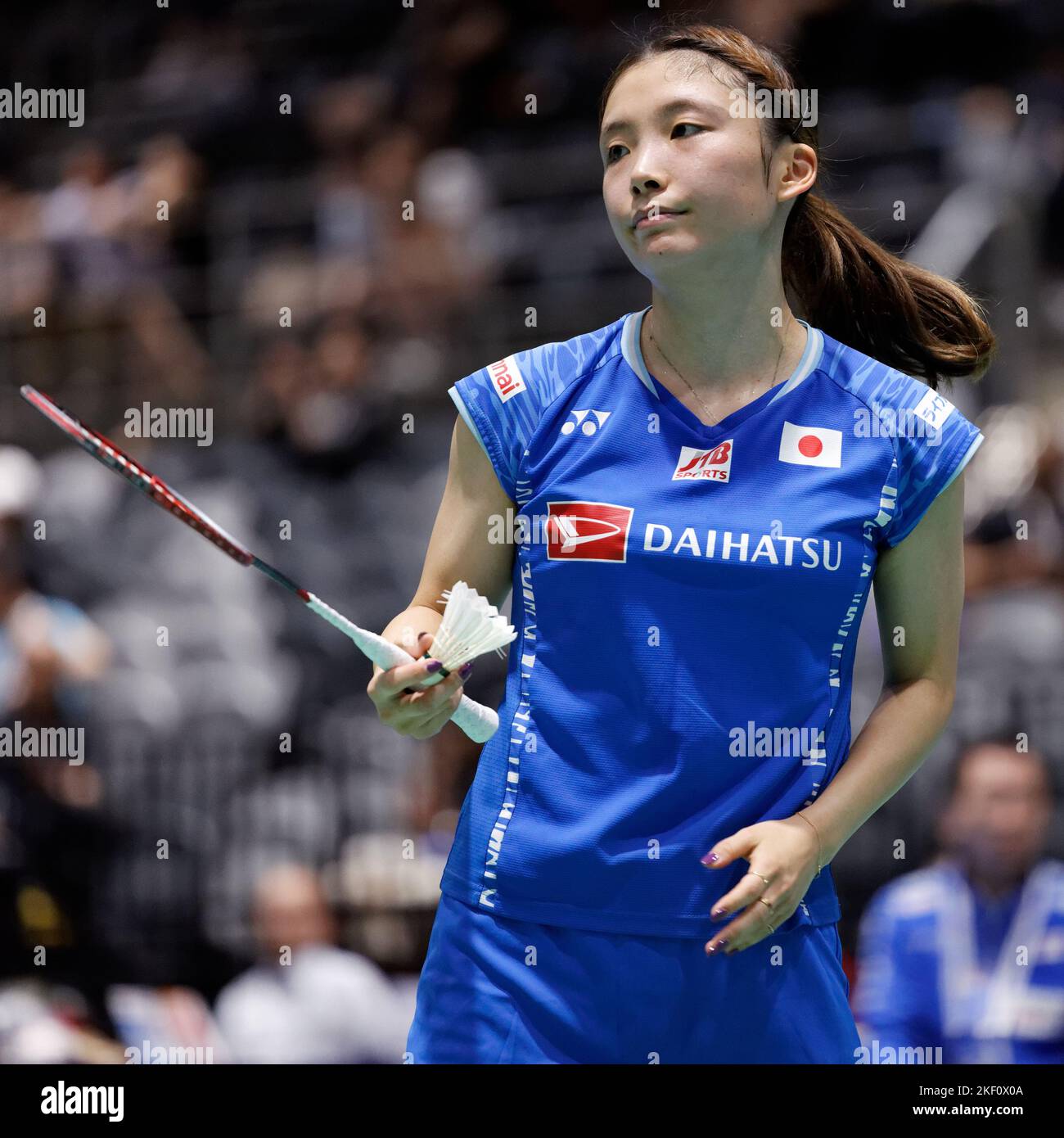 SYDNEY, AUSTRALIEN - 15. NOVEMBER: Naru Shinoya aus Japan schaut am 0. Tag der Sathio Group ...