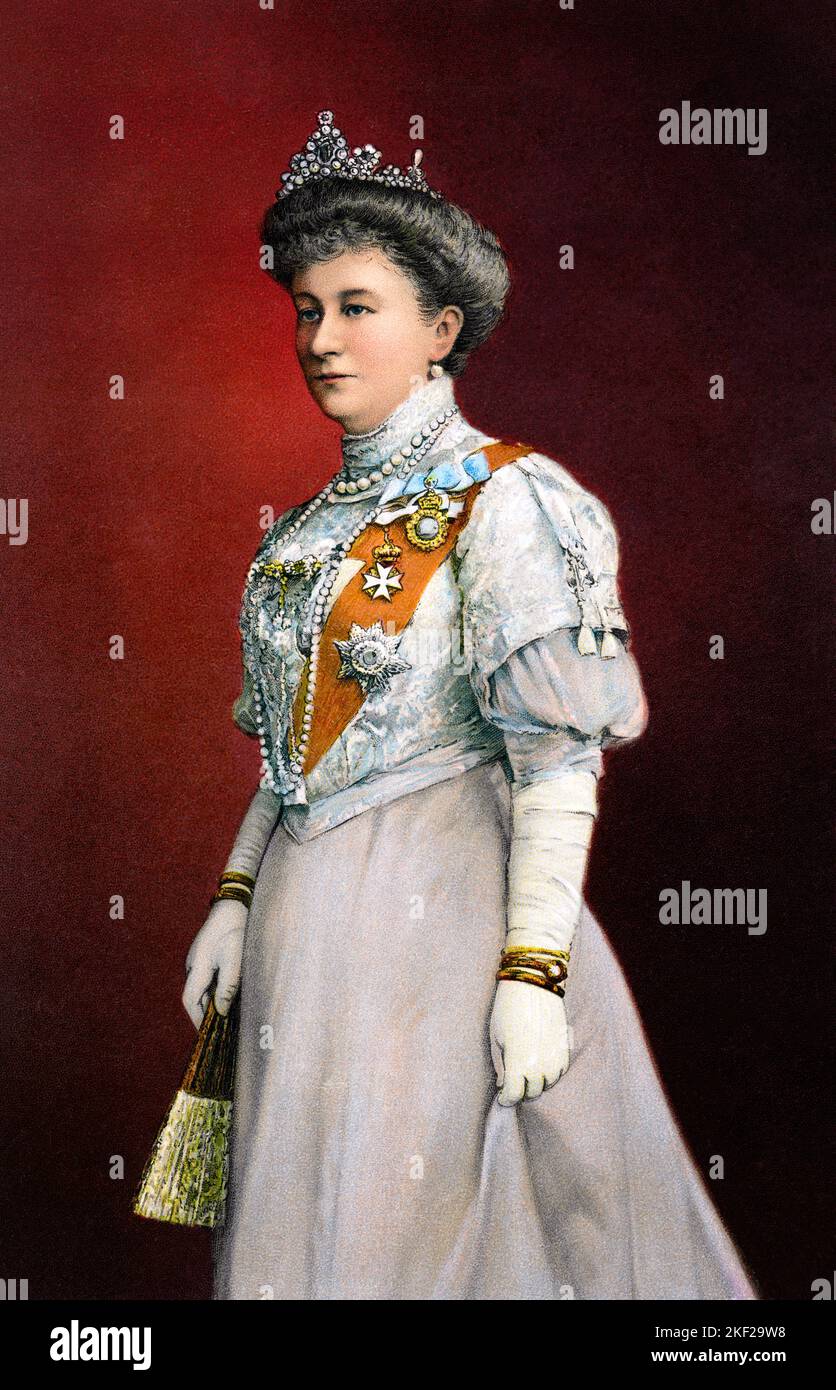 1910S KAISERIN AUGUSTA VICTORIA VON DEUTSCHLAND VERHEIRATET MIT DEM ...
