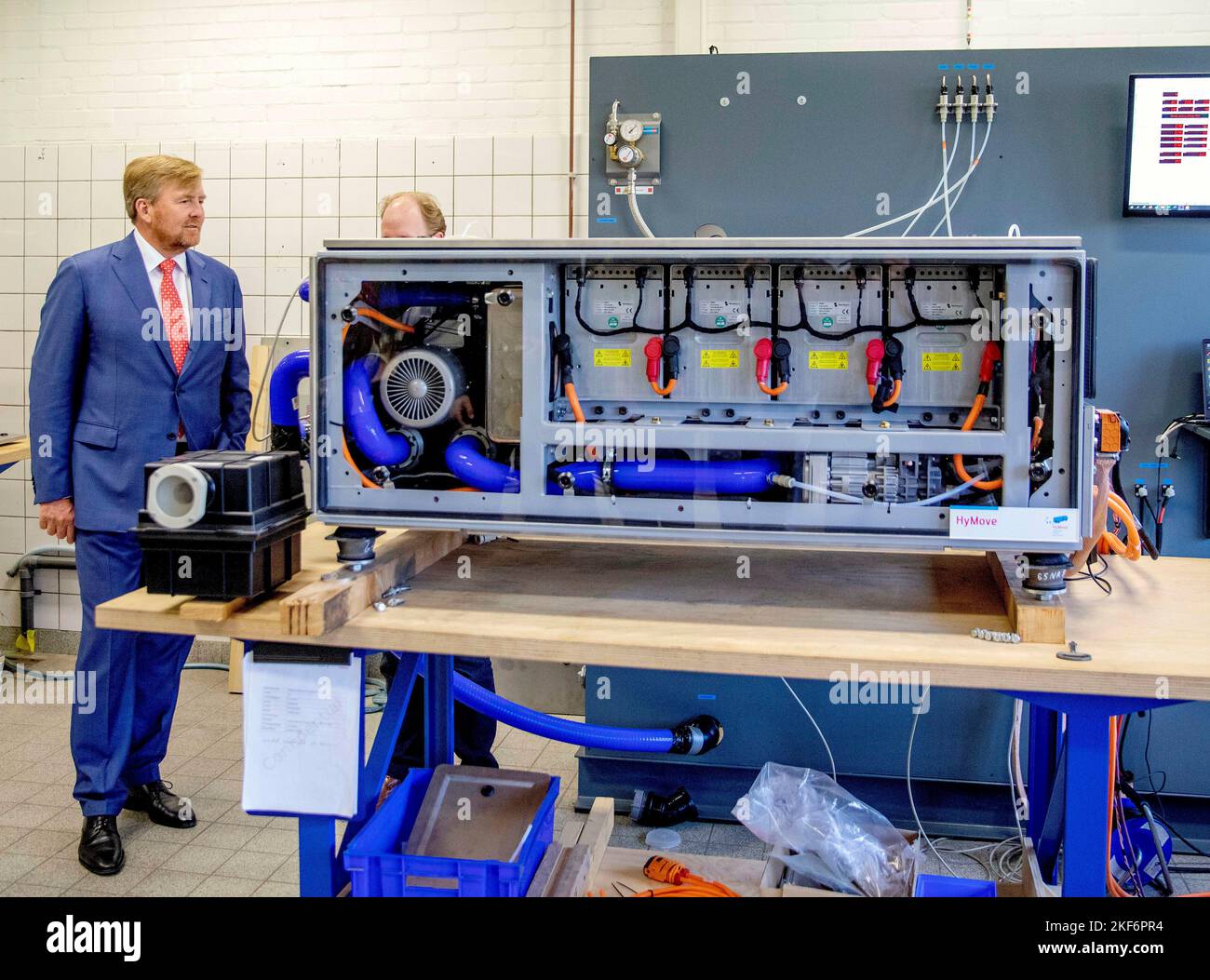 Nedstack, Niederlande, 16/11/2022, König Willem-Alexander aus den ...