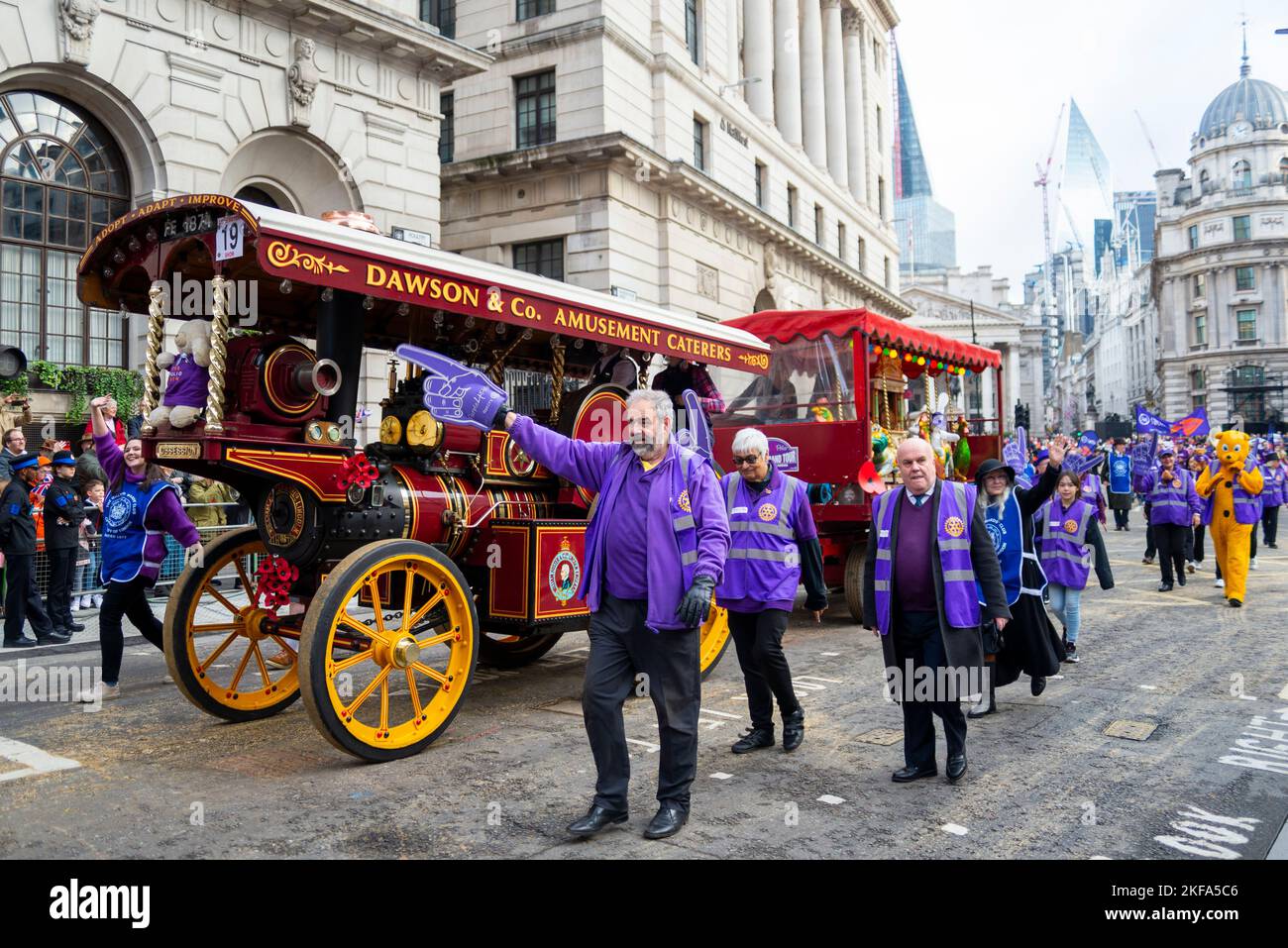 ROTARY IN LONDON und DER UNITED WARDS CLUB OF LONDON bei der Lord Mayor ...