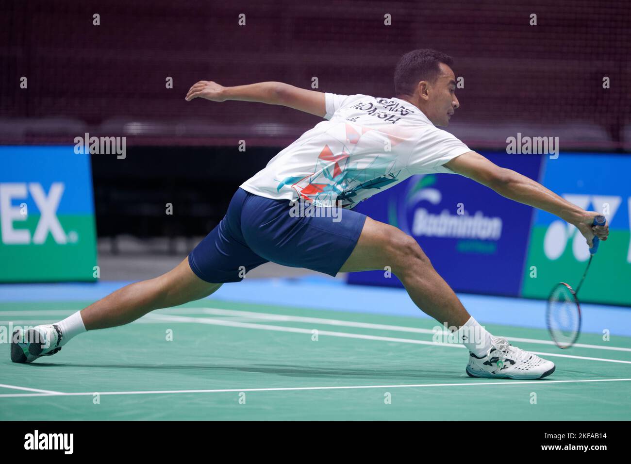 SYDNEY, AUSTRALIEN - 16. NOVEMBER: Tommy Sugiarto aus Indonesien in Aktion beim Einzelspiel ...