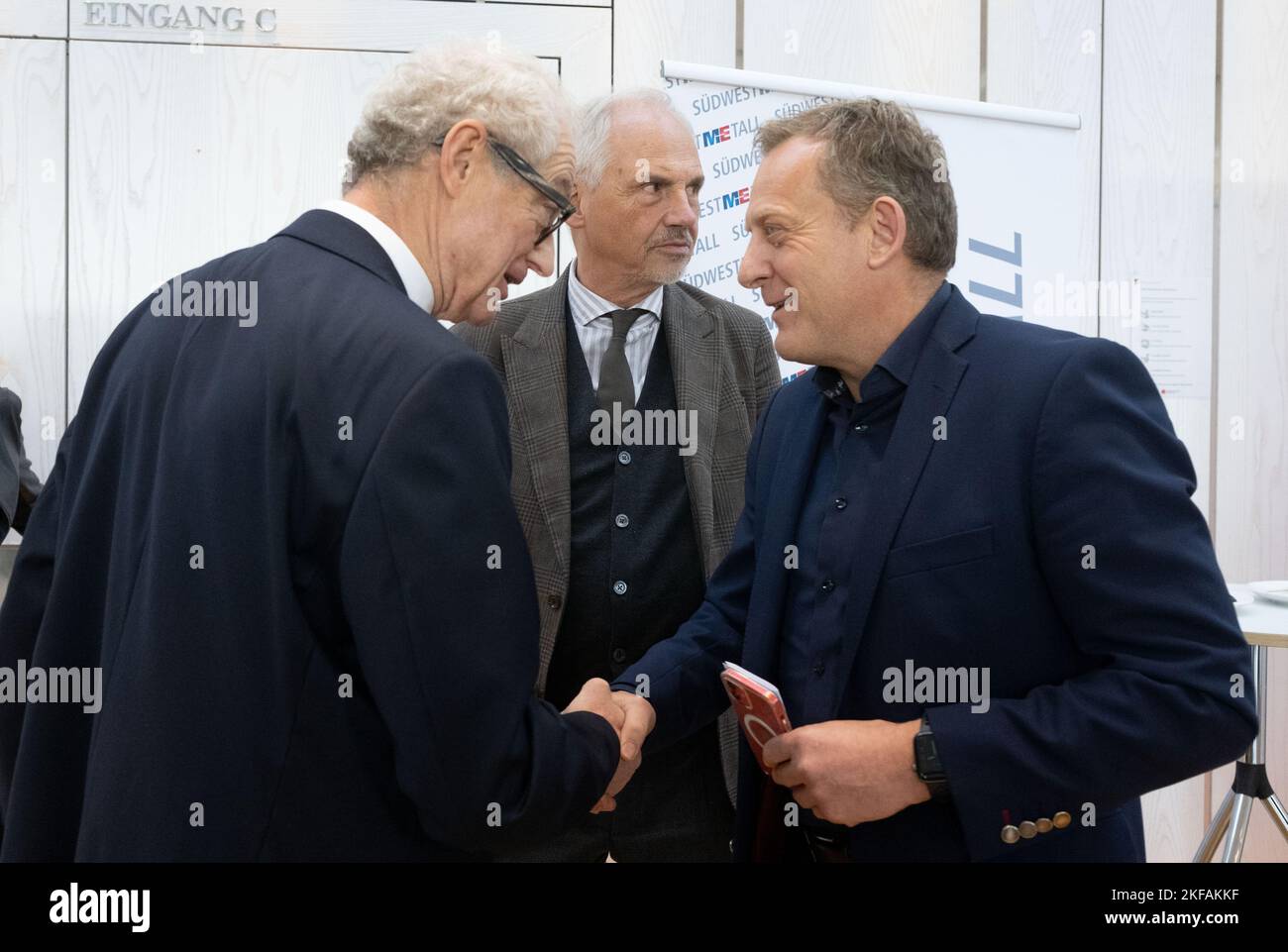 Ludwigsburg, Deutschland. 17.. November 2022. Harald Marquardt (l ...