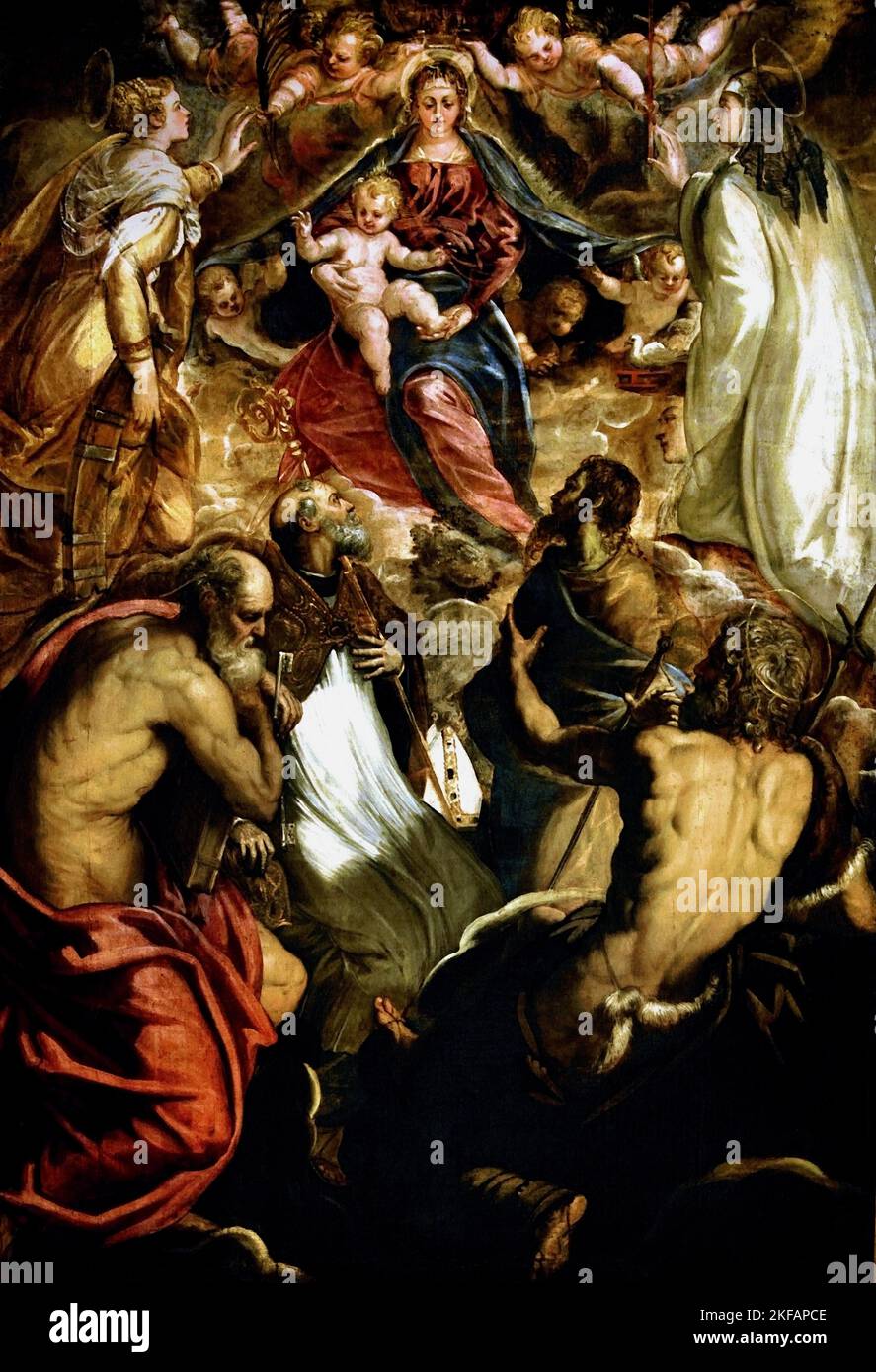 Jacopo tintoretto mary with the child -Fotos und -Bildmaterial in hoher Auflösung – Alamy