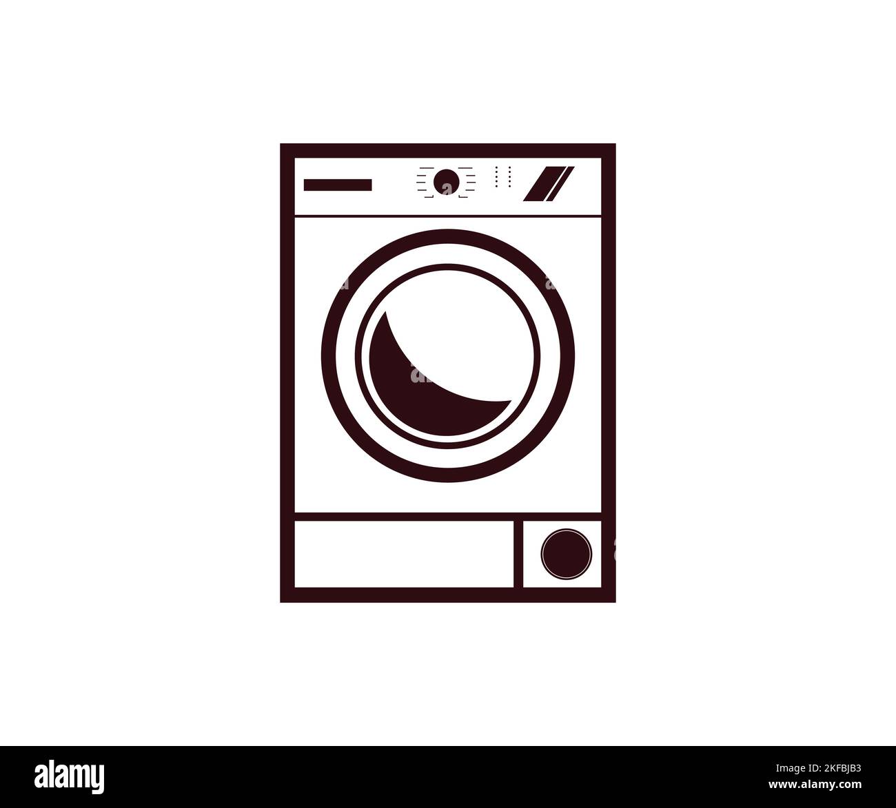 Washing machine logo Stock-Vektorgrafiken kaufen - Alamy