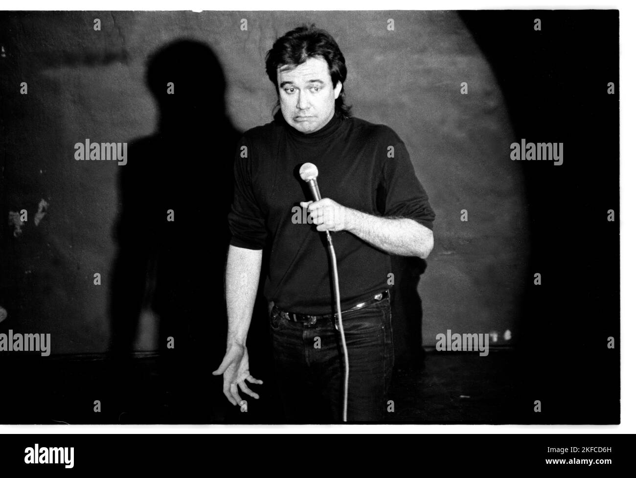 Stand-dup-Comedy-Legende Bill Hicks (1961-94) auf seiner „Relentless UK ...