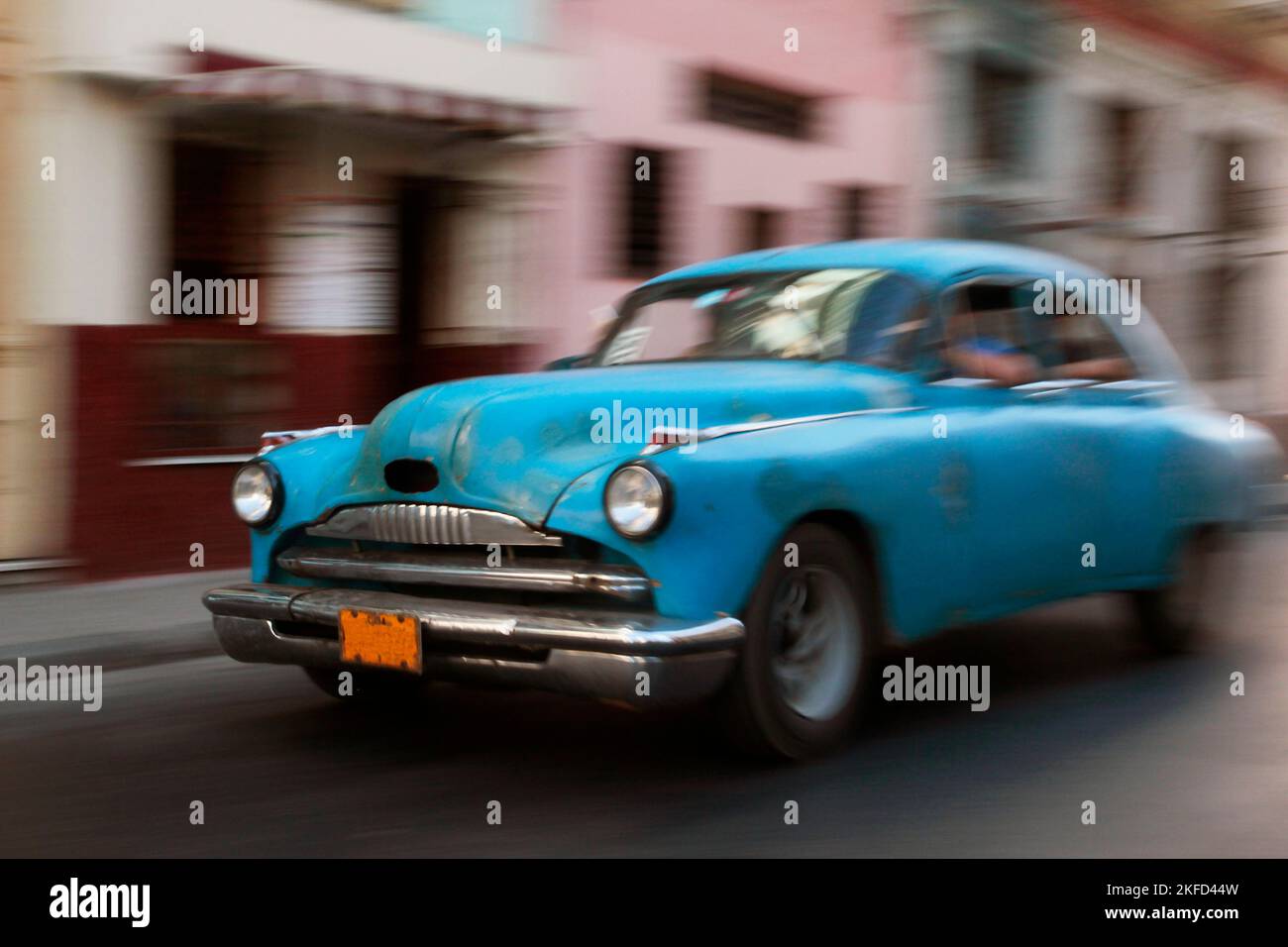 Oldtimer in Havanna. Kuba. Diese alten und klassischen Autos sind ein ...