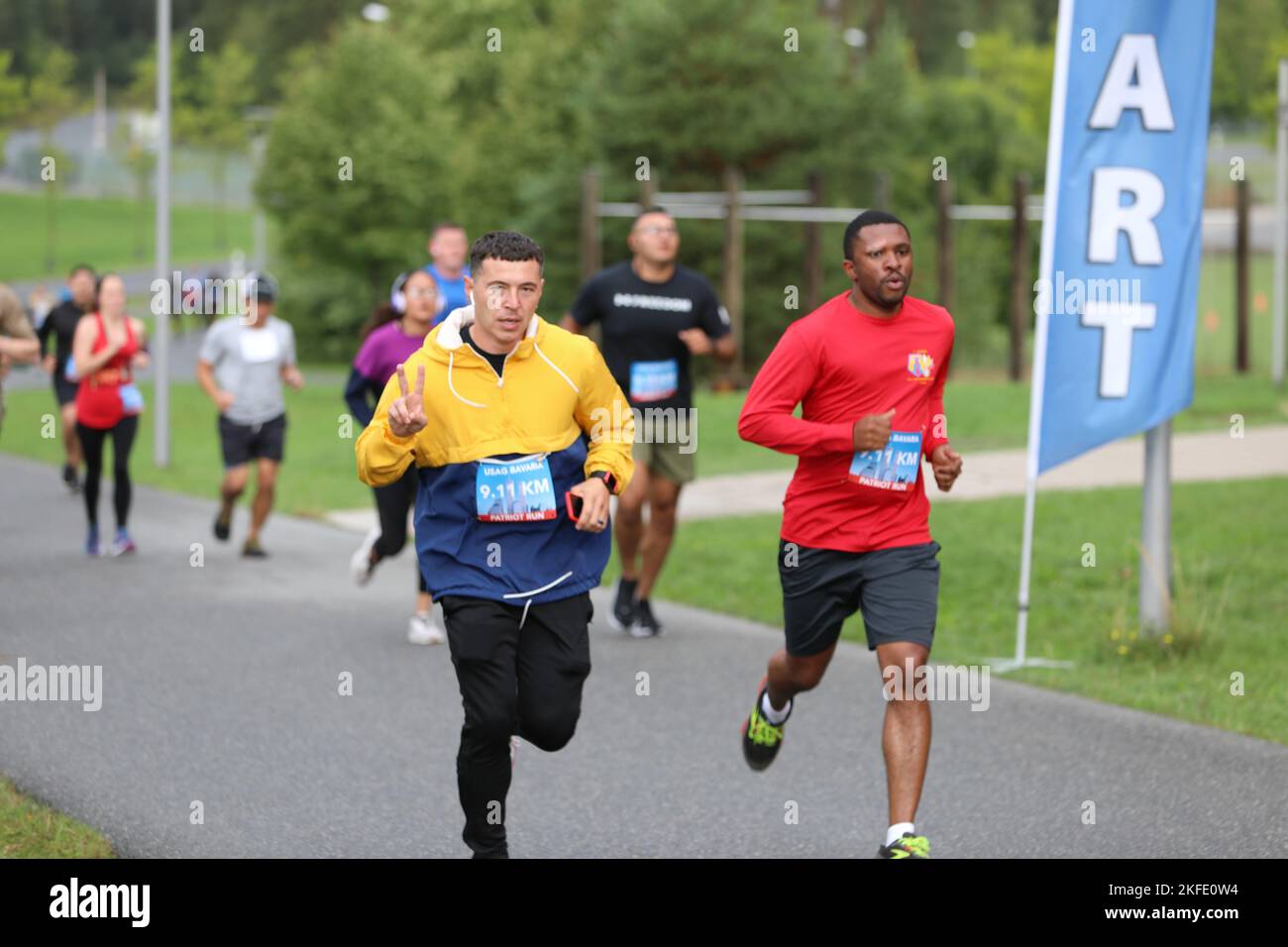 US Army Staff Sgt. Arber Ceci, ein Spezialist für den Rechtsschutz, der ...