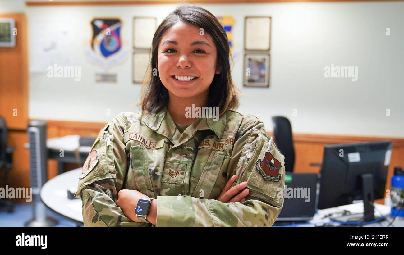 US Air Force Staff Sgt. Lizzully Canales-Acuna, Instruktor der 335 ...