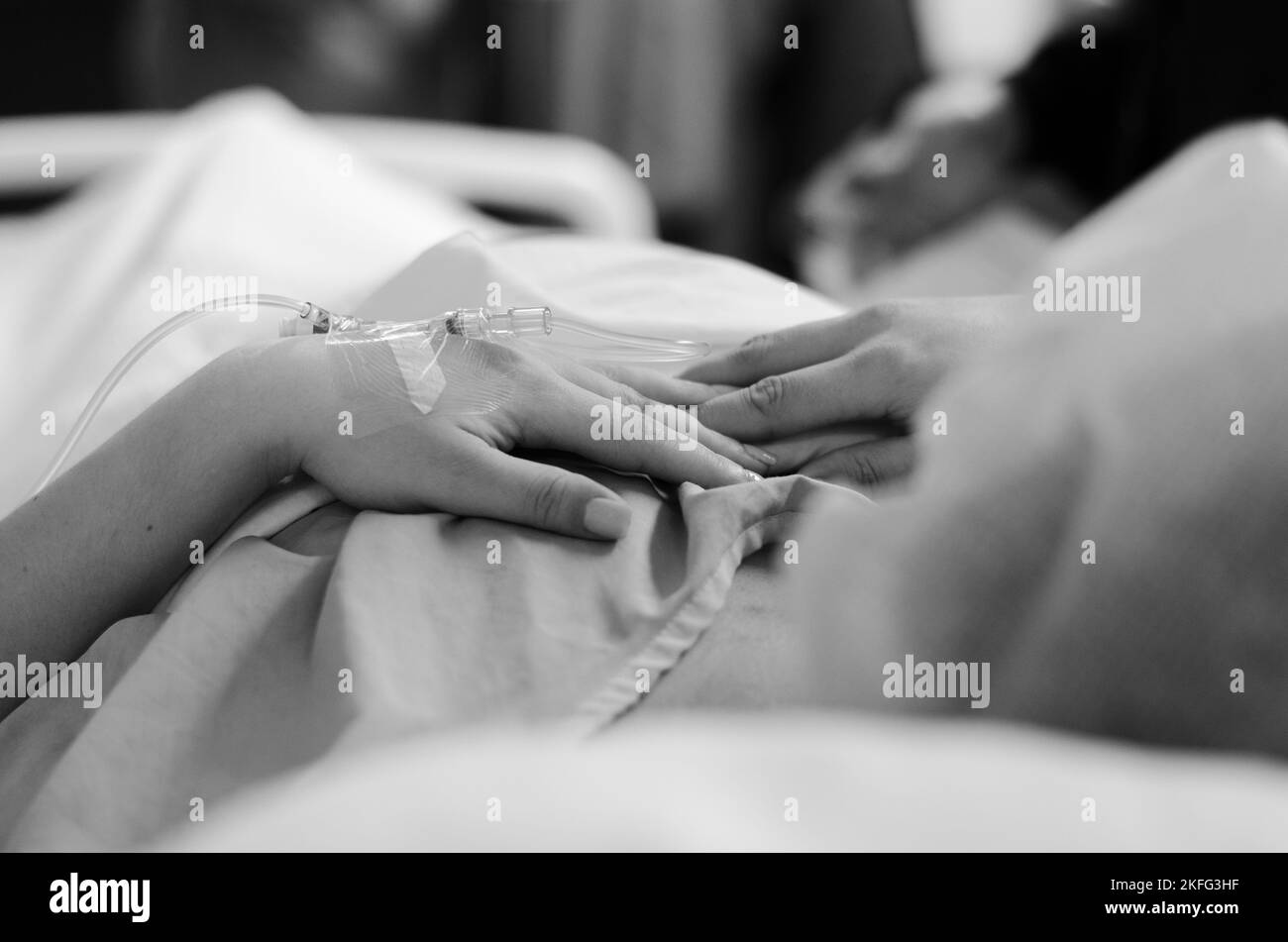 Krankenhaus krankenschwester Schwarzweiß-Stockfotos und -bilder - Alamy