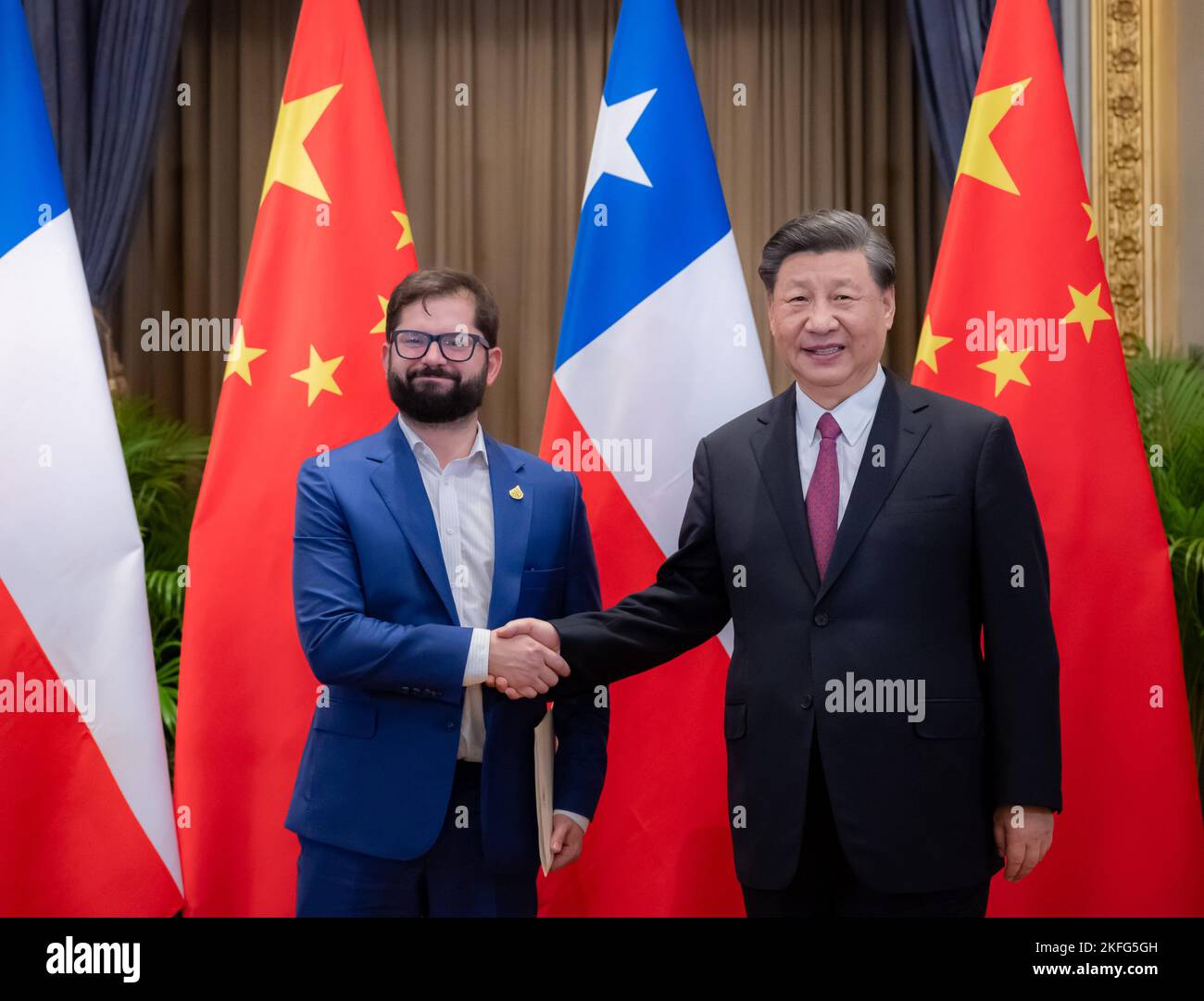 Bangkok, Thailand. 18.. November 2022. Der chinesische Präsident Xi ...