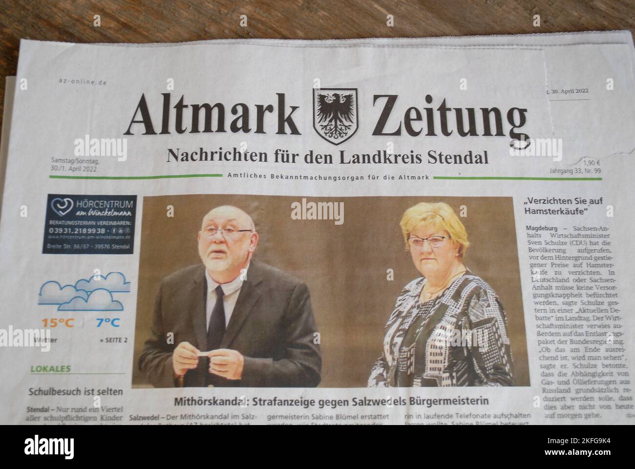 Altmark zeitung -Fotos und -Bildmaterial in hoher Auflösung – Alamy