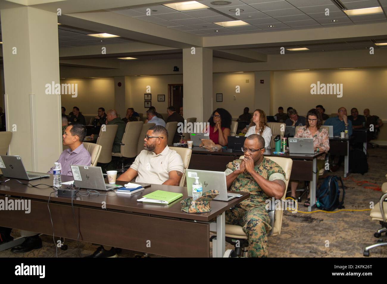 Schlüsselpersonal der Marine Corps Air Station Cherry Point, des 2 ...