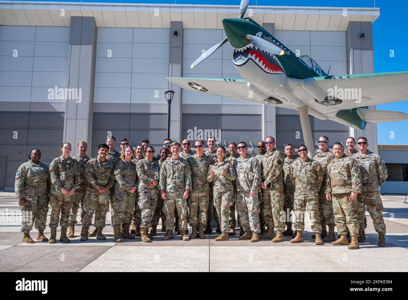 Mitglieder des Combined Force Space Component Command (CFSCC) und des ...