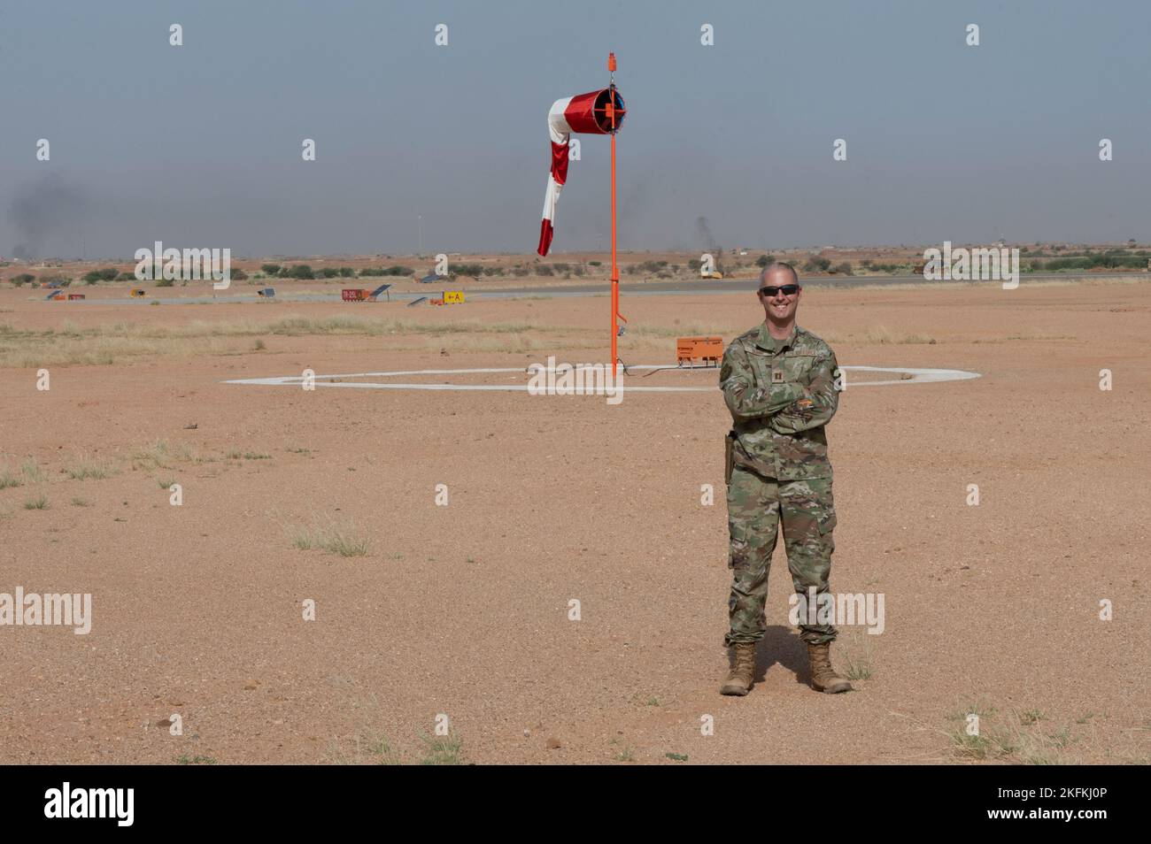 LUFTWAFFENSTÜTZPUNKT 201, Niger - der US-Luftwaffenkapitän Christopher ...