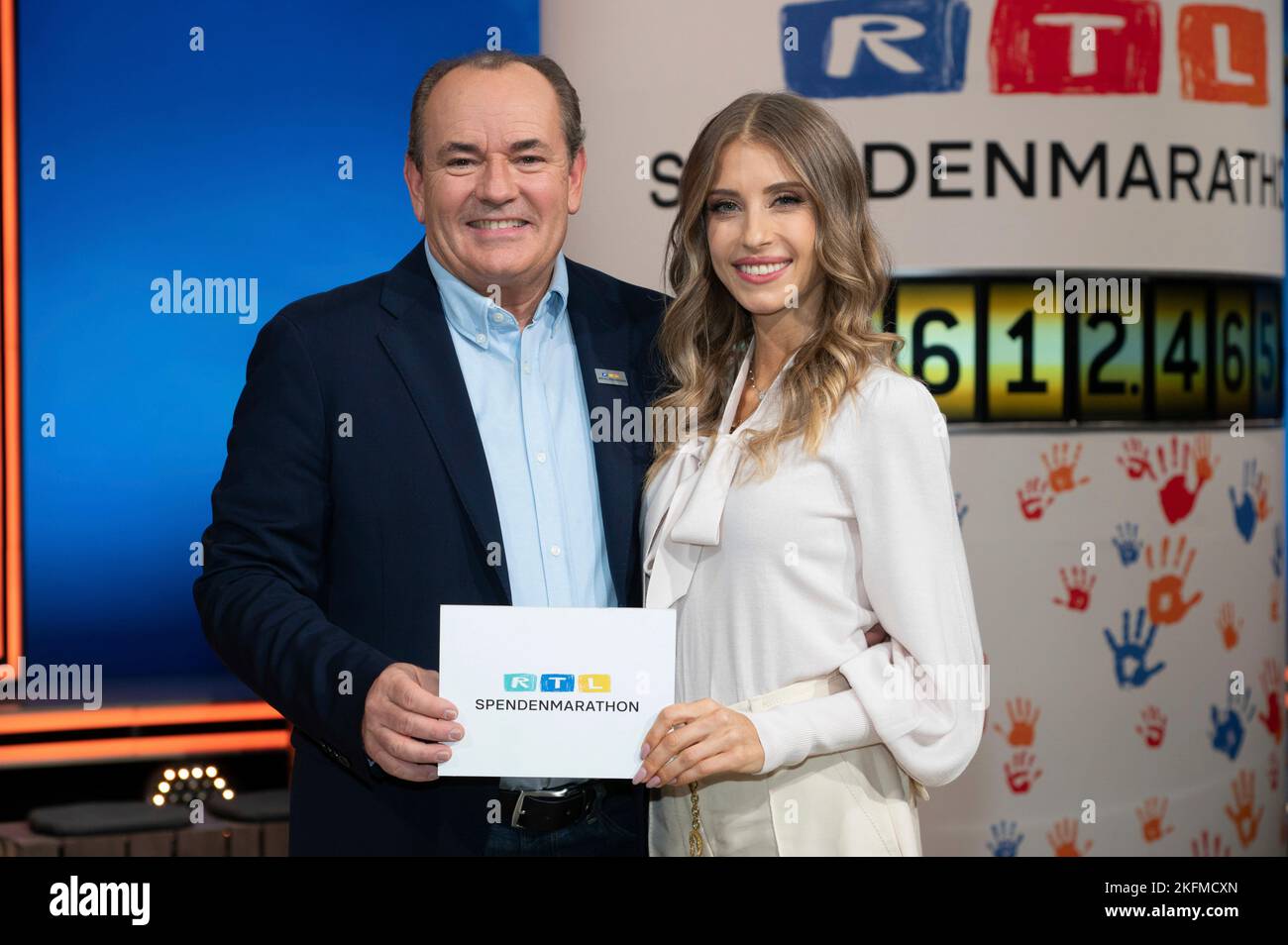Wolfram KONS, Moderatorin, Cathy HUMMELS, Moderatorin, 27. RTL ...