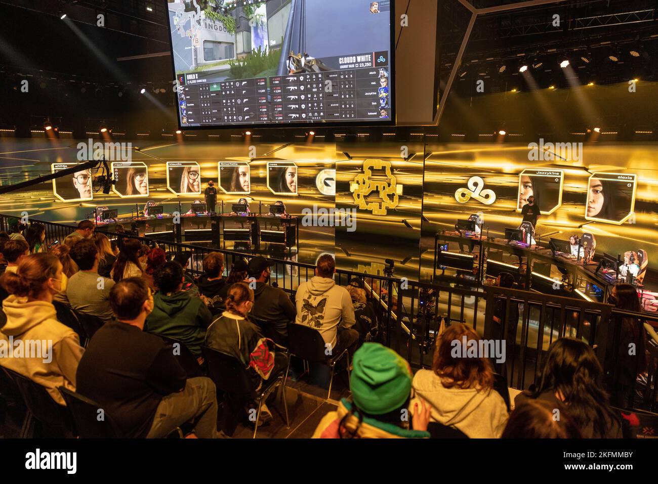 18. November 2022, Berlin: Guild Esports spielt Cloud9 White bei der VALORANT: Game Changers ...