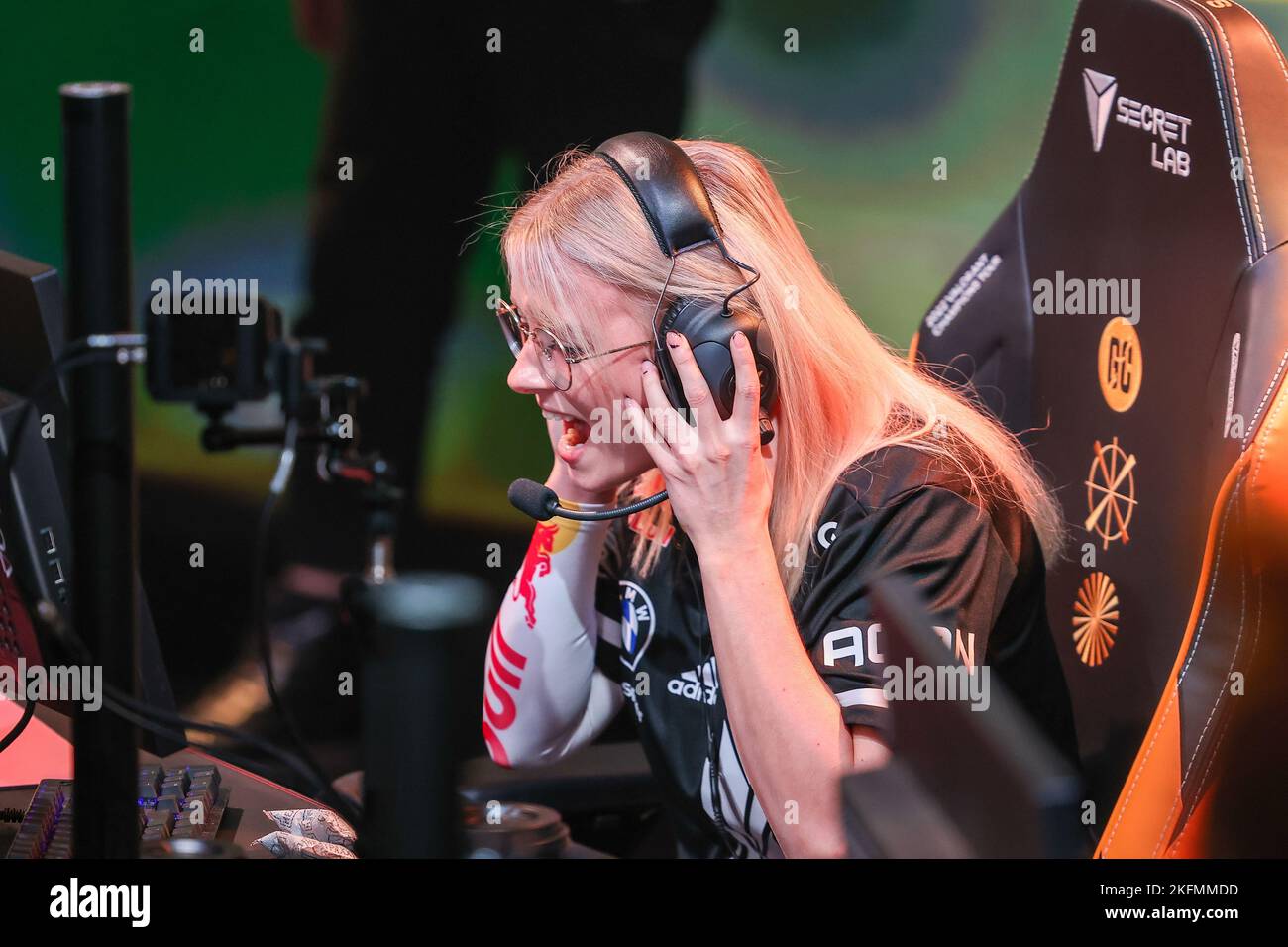 18. November 2022, Berlin: Spielerin Michaela 'mimi' Lintrup spielt ...