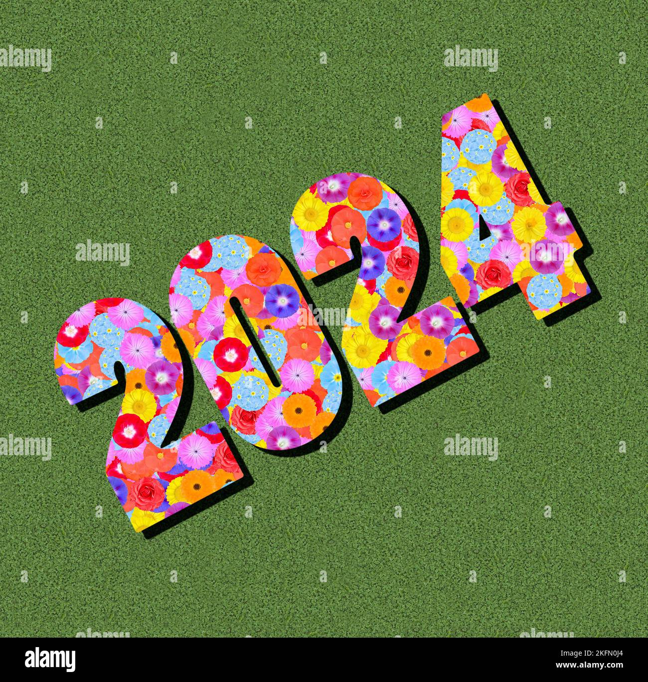 Year 2024 figures -Fotos und -Bildmaterial in hoher Auflösung – Alamy