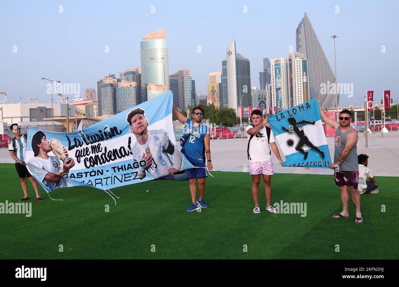 Fußball - FIFA World Cup Qatar 2022 - Eröffnung des FIFA Fan Festivals - FIFA Fan Festival im Al ...