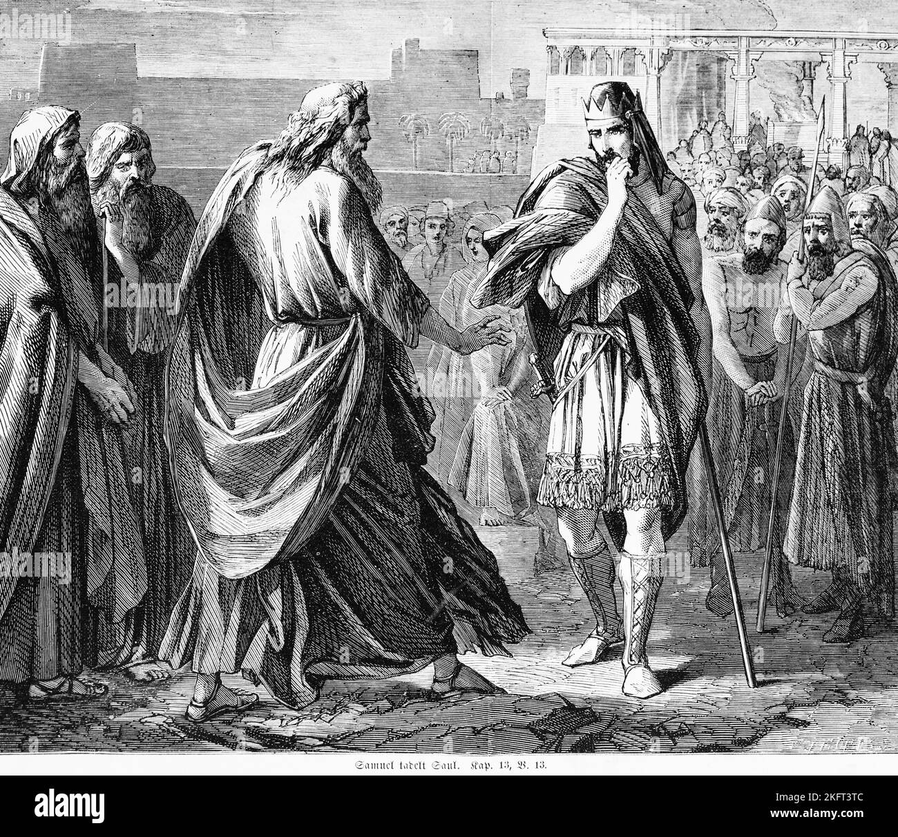 König saul Schwarzweiß-Stockfotos und -bilder - Alamy